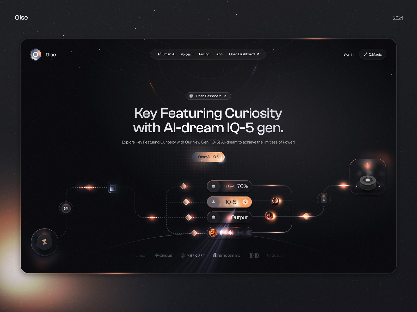 AI Landing Page by Bogdan Falin for QClay on Dribbble