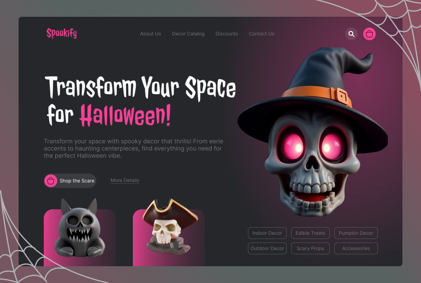 Spookify: Halloween Decor to Die For by Ripso Grigoryan on Dribbble