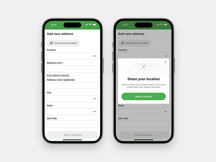 Browse thousands of Address Form images for design inspiration | Dribbble