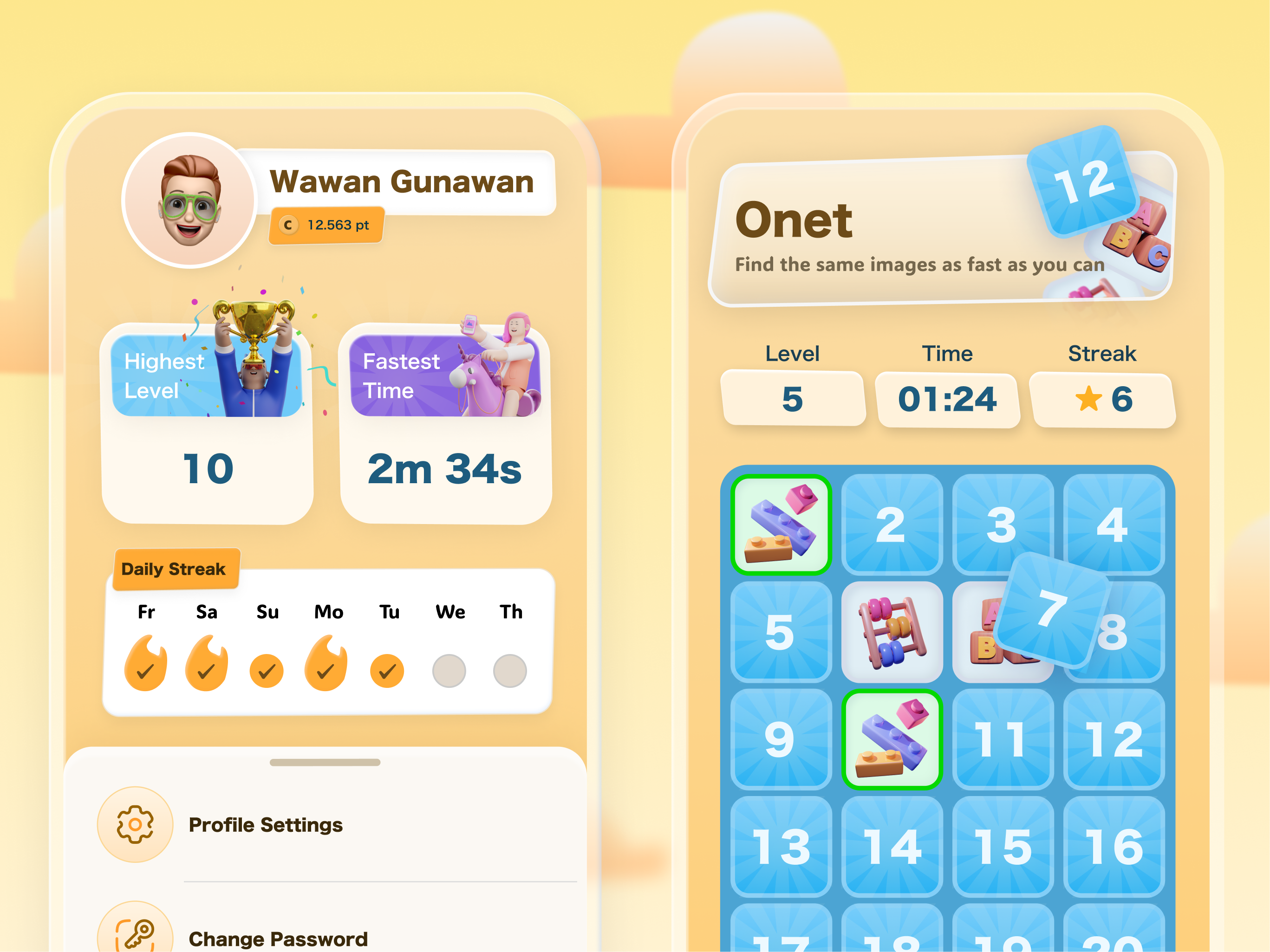 Arcade Game UI Design - Fun Matching Game 🎮 by Abdi Wibowo Maarif for ...
