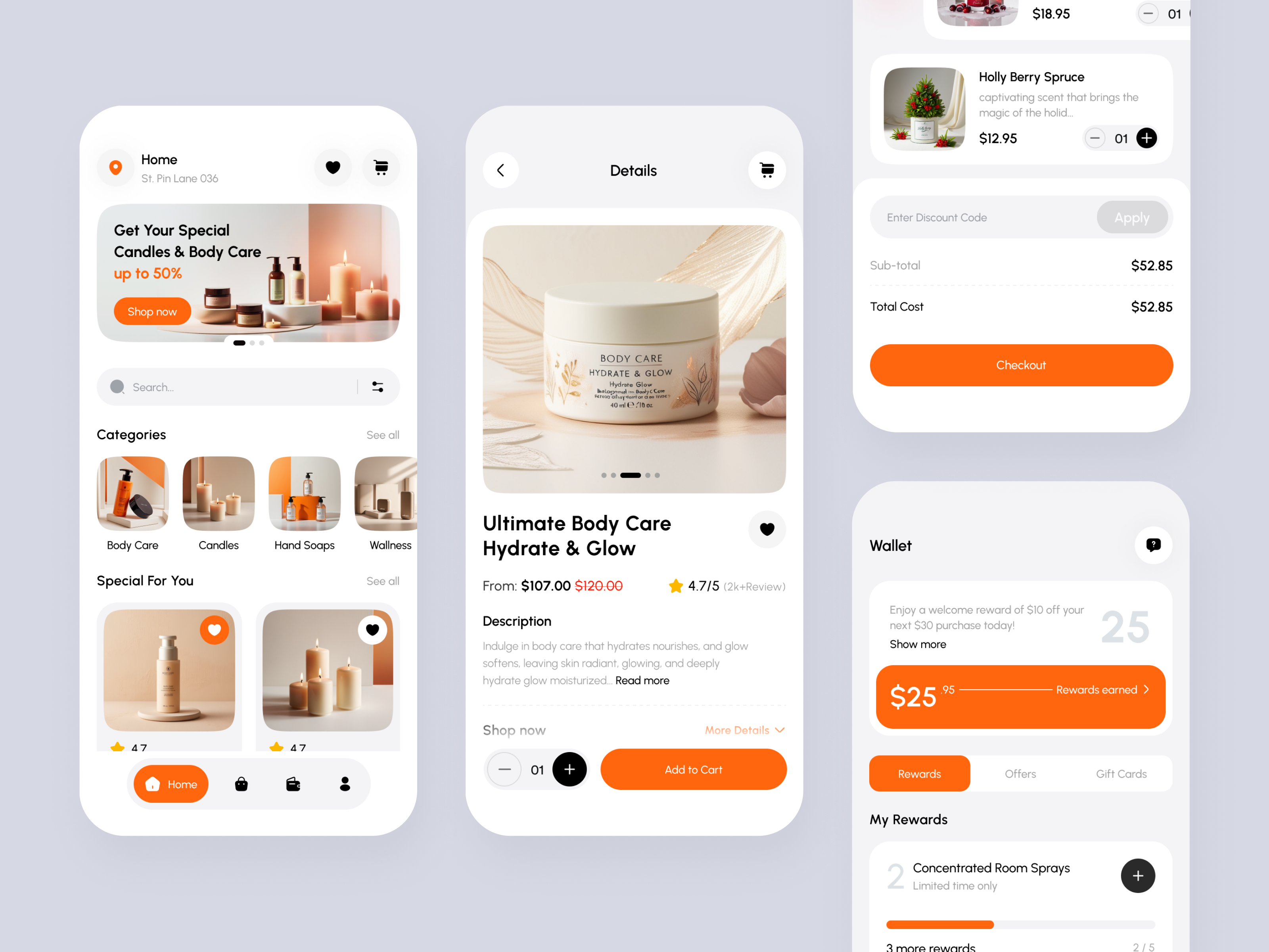E-commerce Mobile App by Abu Hossain on Dribbble
