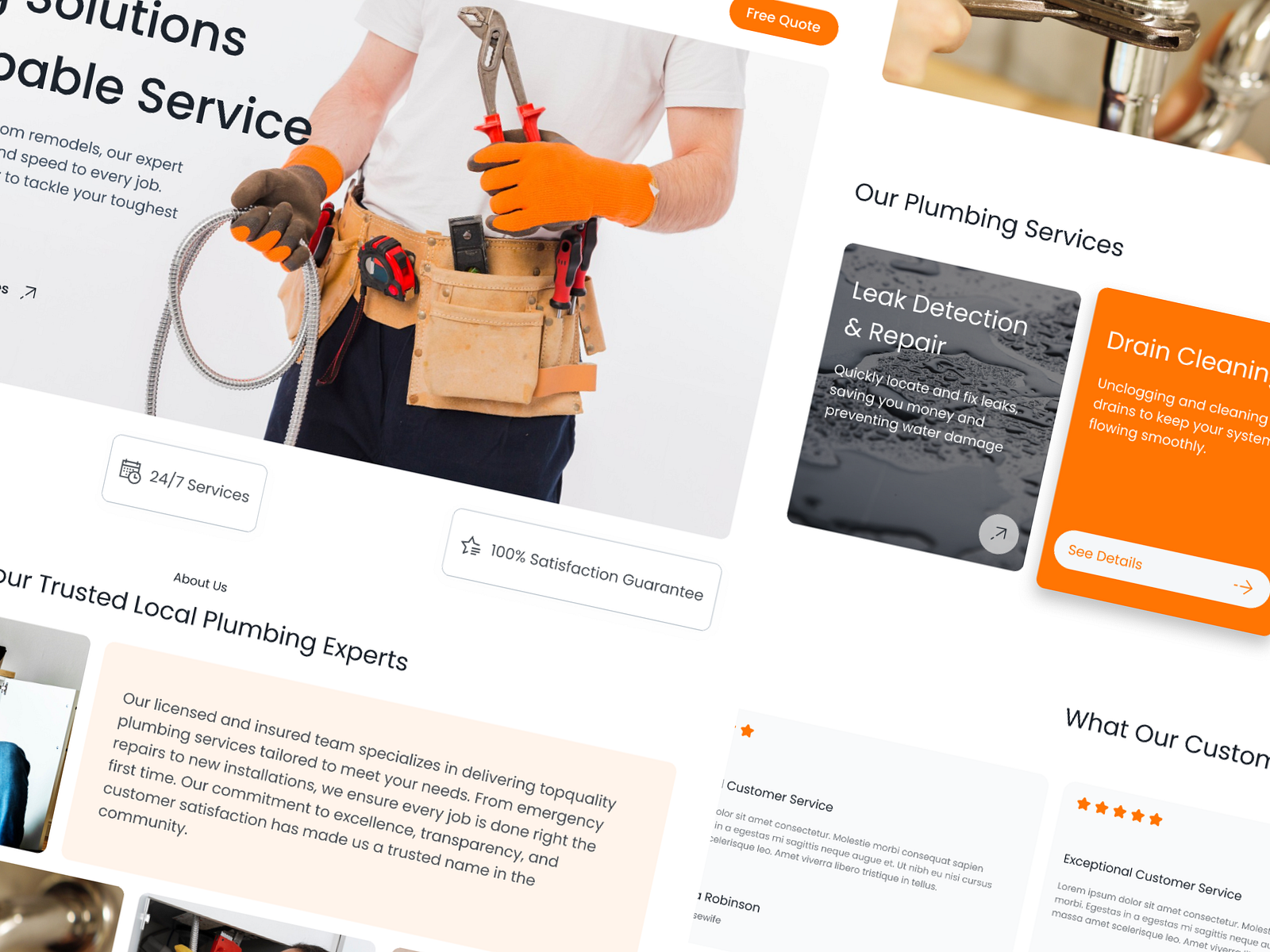 Fixx | Solution for Plumbing Services UX UI Design by Rezwan Hossain on ...