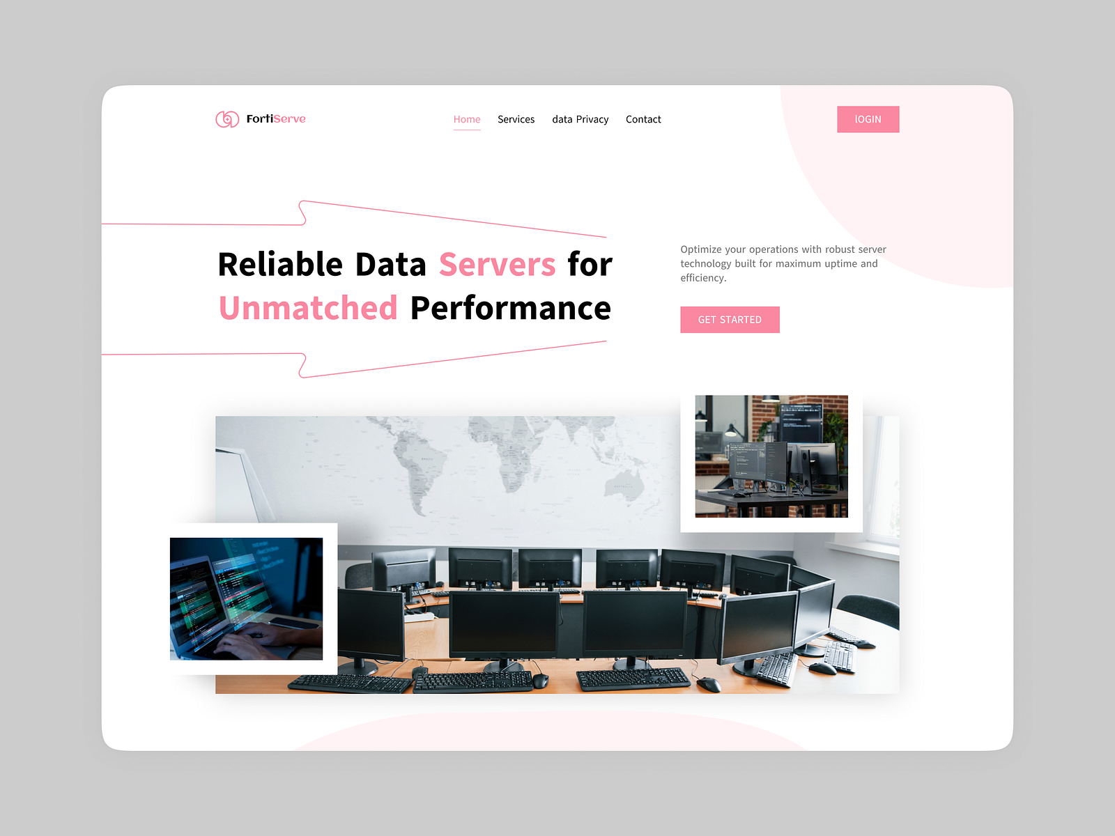 Data Privacy - Landingpage Design by Teqnoman Web Solutions on Dribbble