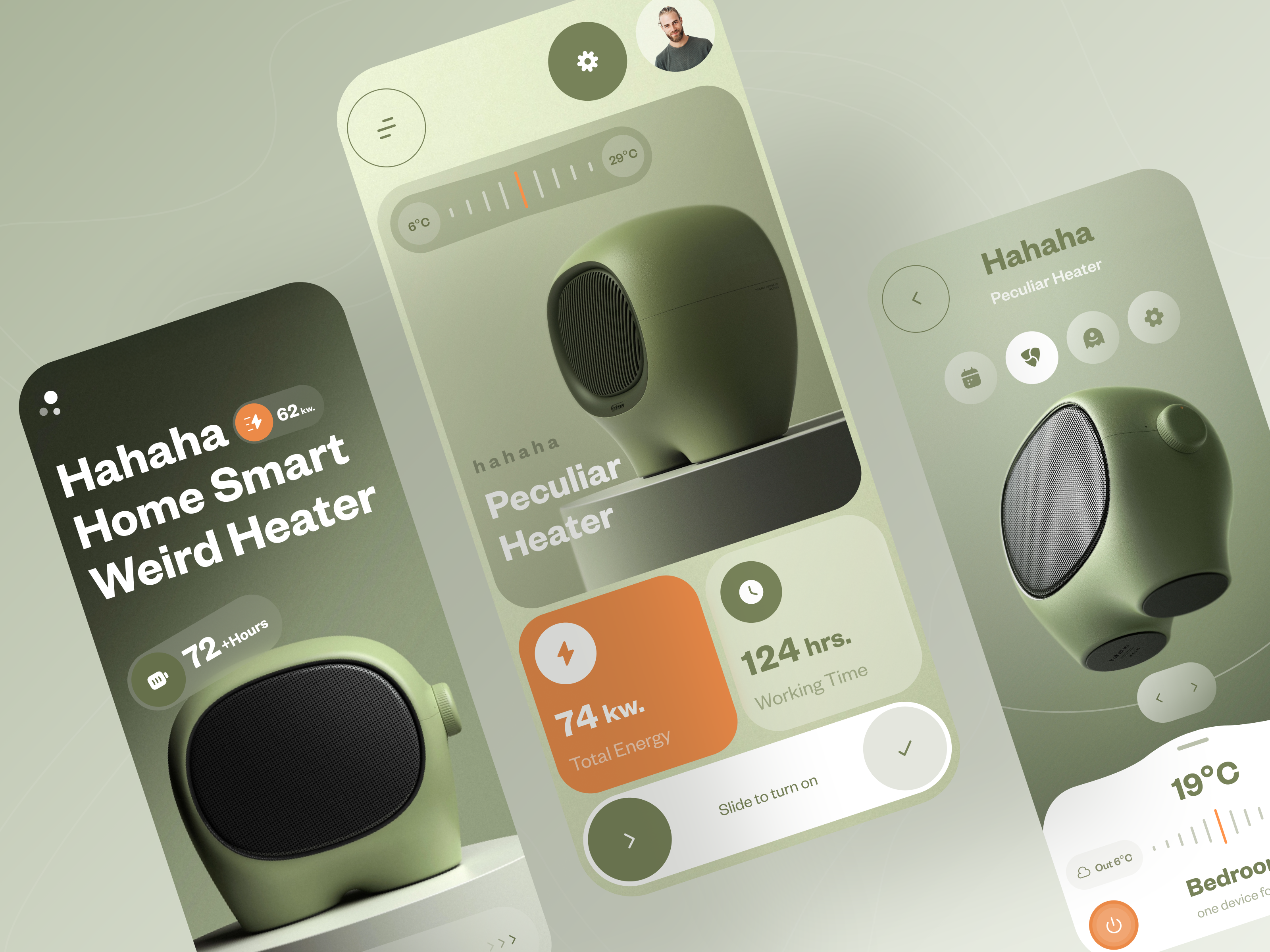 Hahaha - Home Smart Weird Heater App by Mahmudur Rahman for Orizon: UI ...