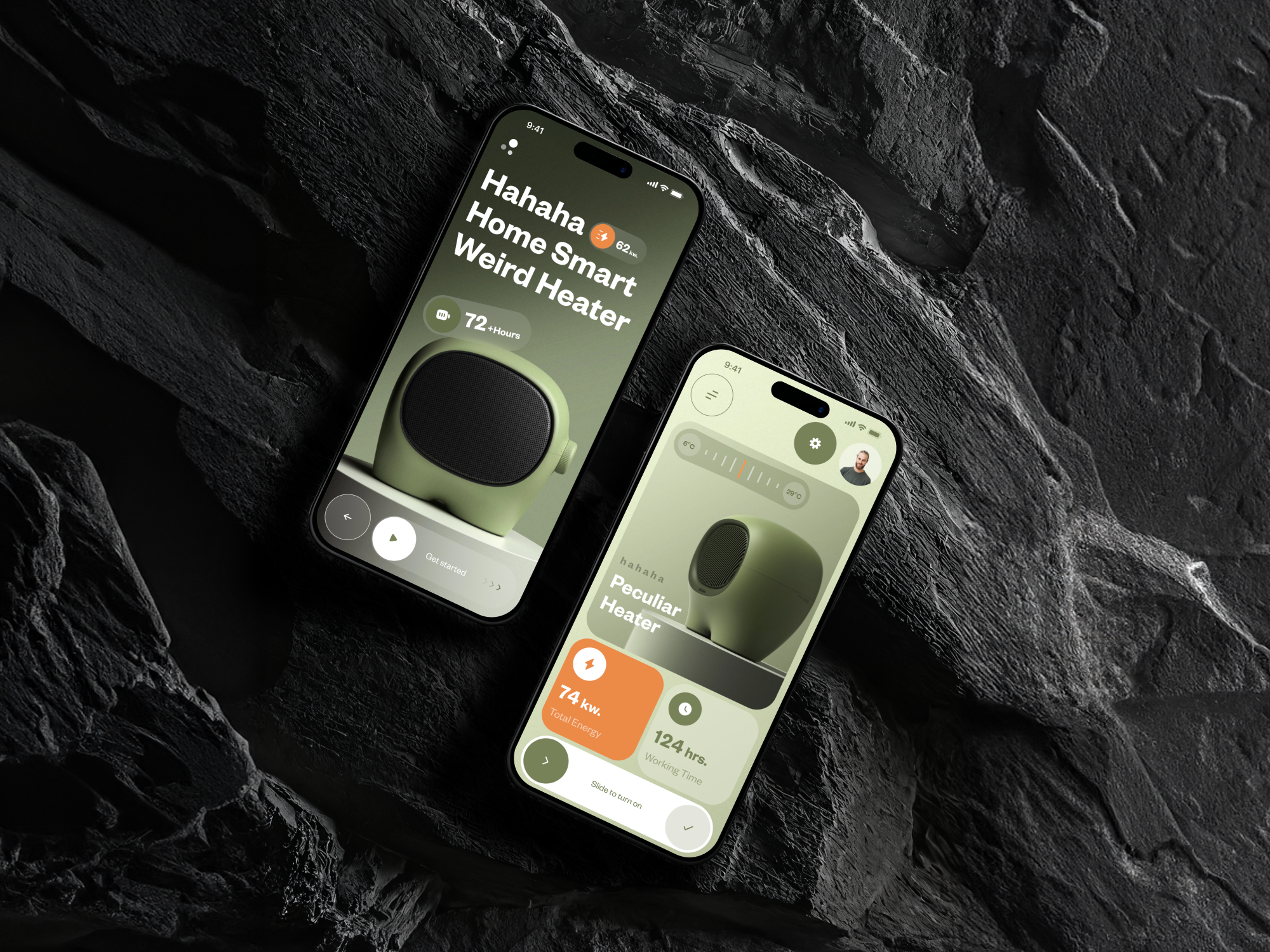 Hahaha - Home Smart Weird Heater App by Mahmudur Rahman for Orizon: UI ...