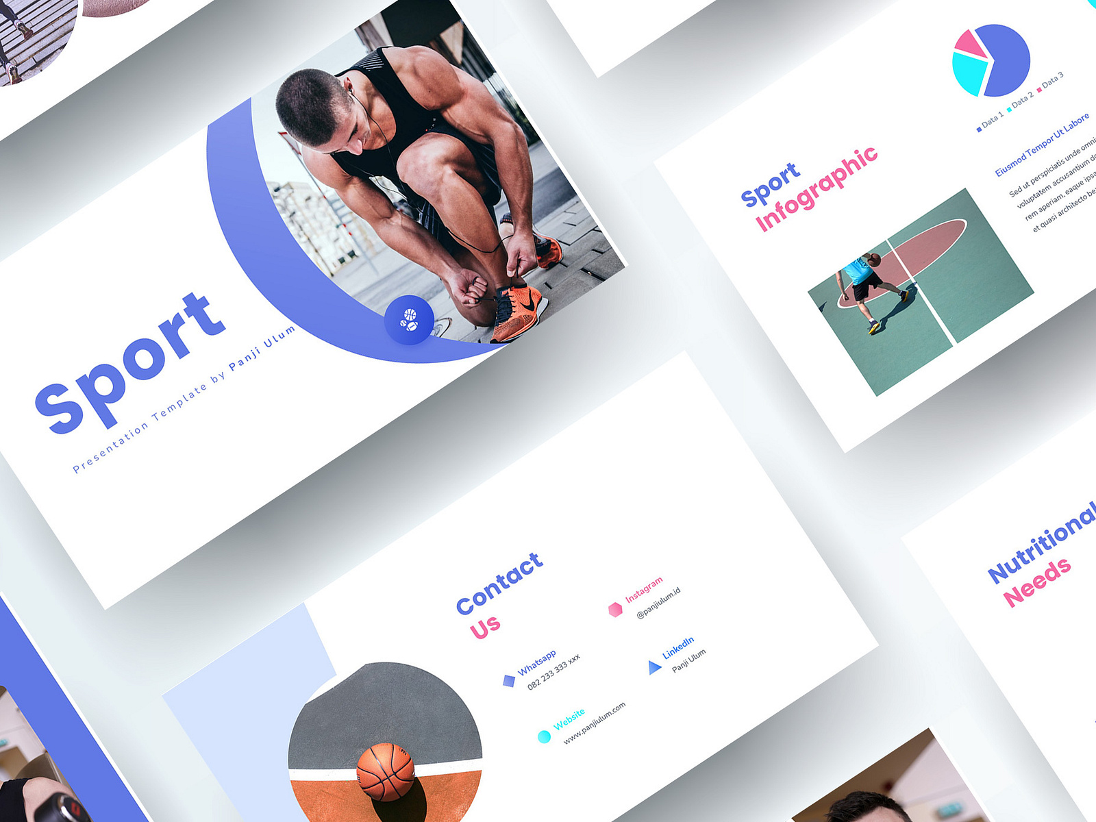 Sport Presentation Template Design by Imaziner Studio on Dribbble