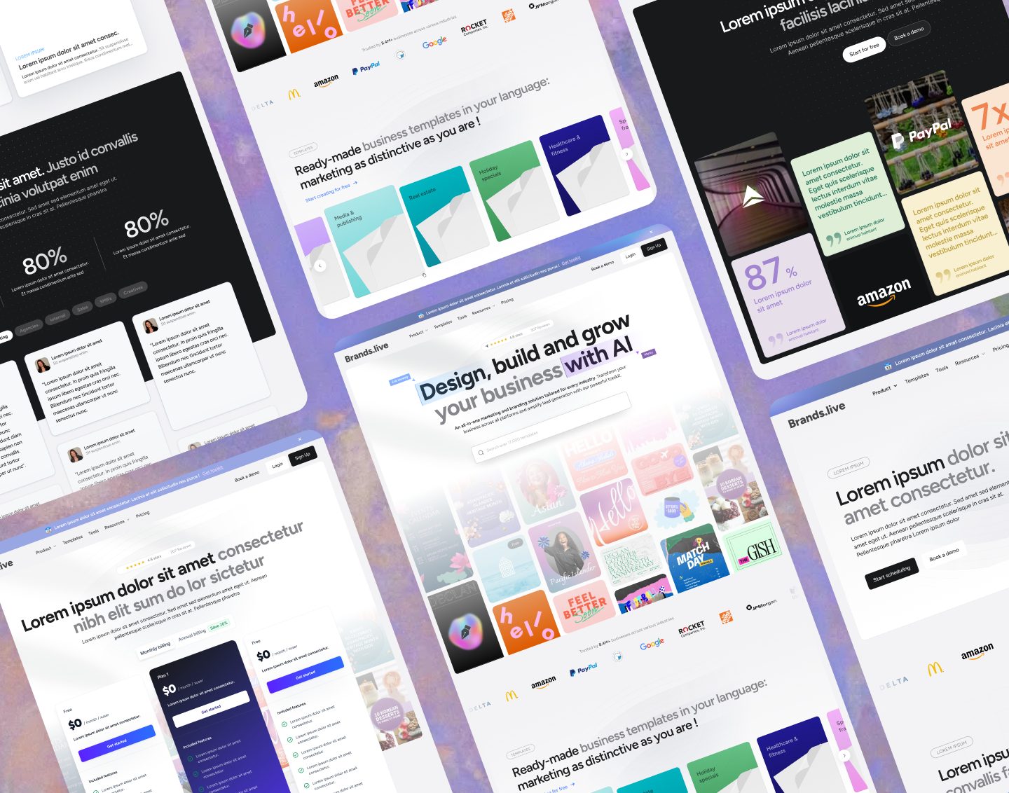Creating morden mockups & design system for website and product by ...