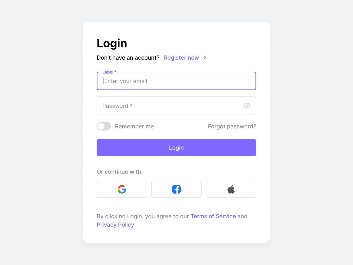 Made with Glow UI kit #11 — Cooking a new Login Component by Glow UI on ...