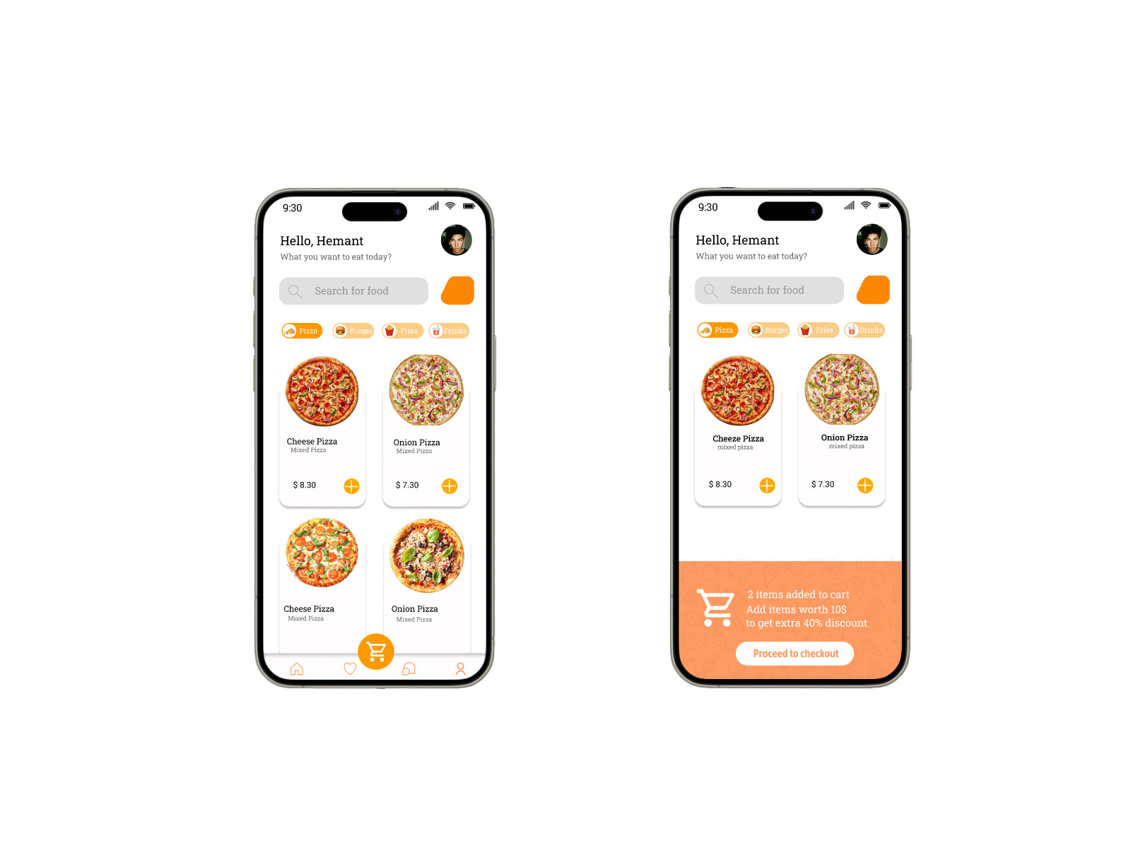 MOBILE APP DESIGN by Prashant on Dribbble