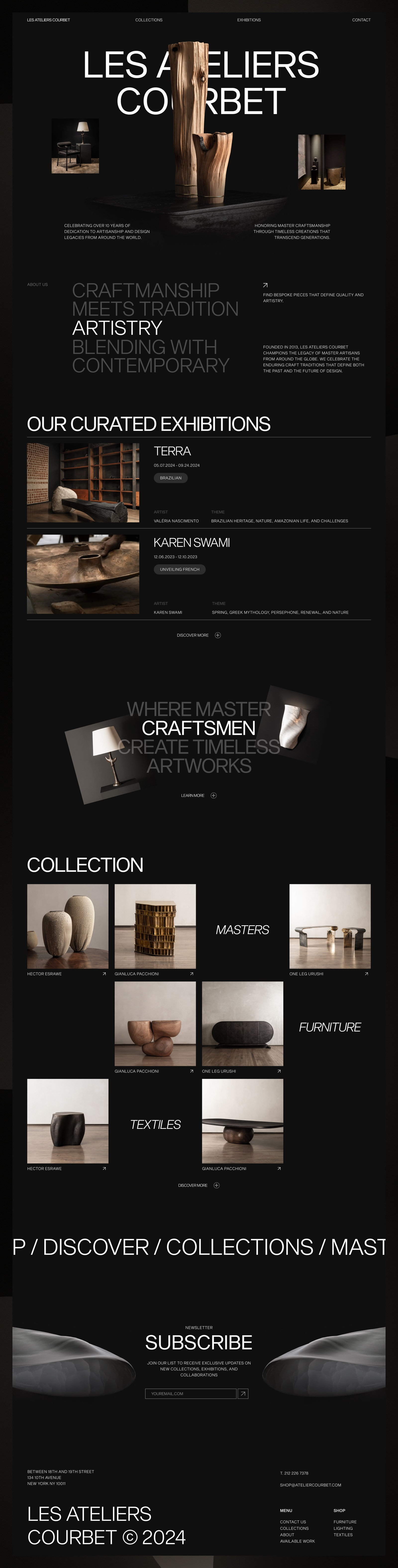 LAC - Elegant Professional Modern Furniture Website Design Home by LAIN ...