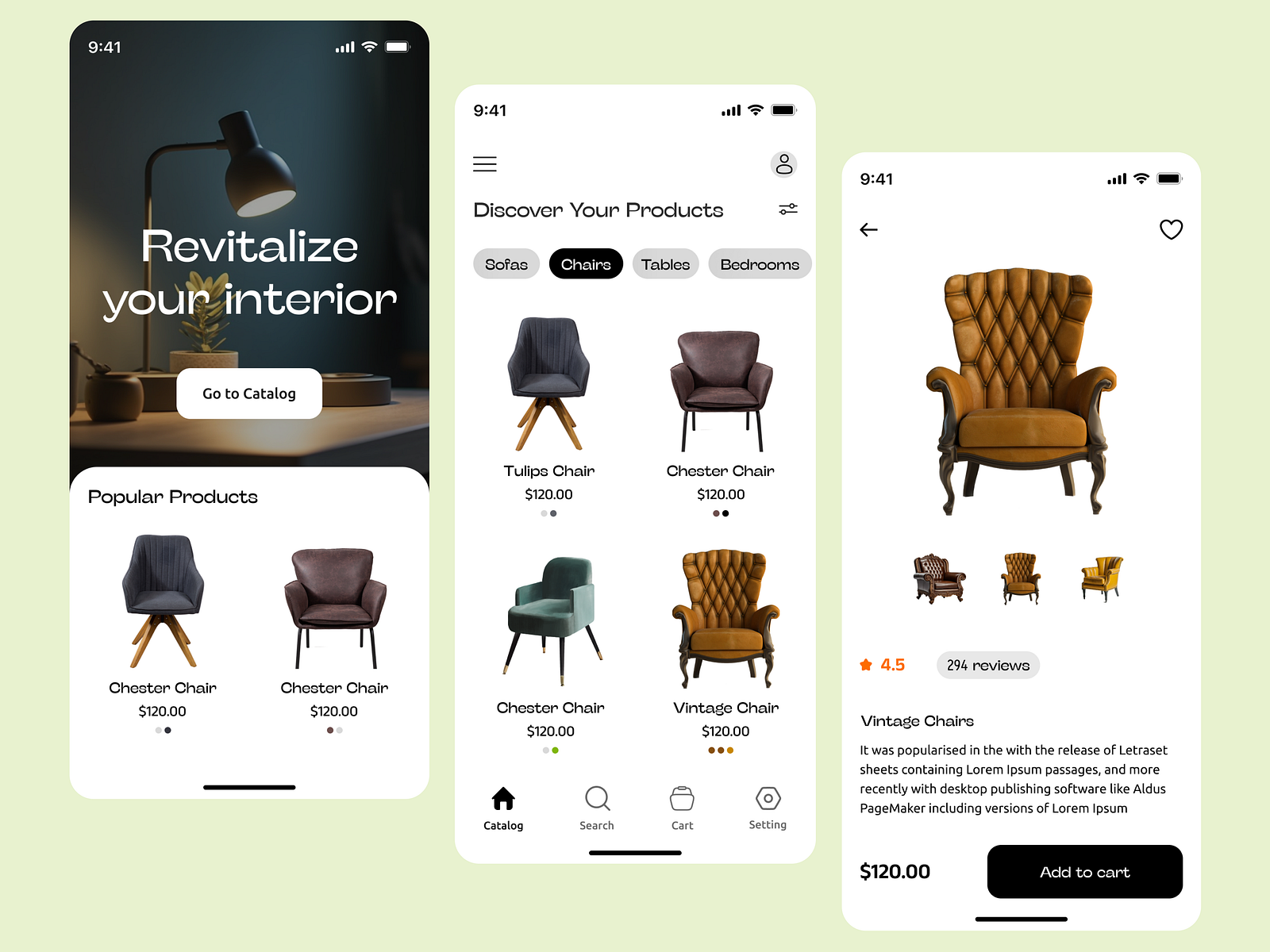 Furniture Selling App UI Design by Anik Mahmud on Dribbble