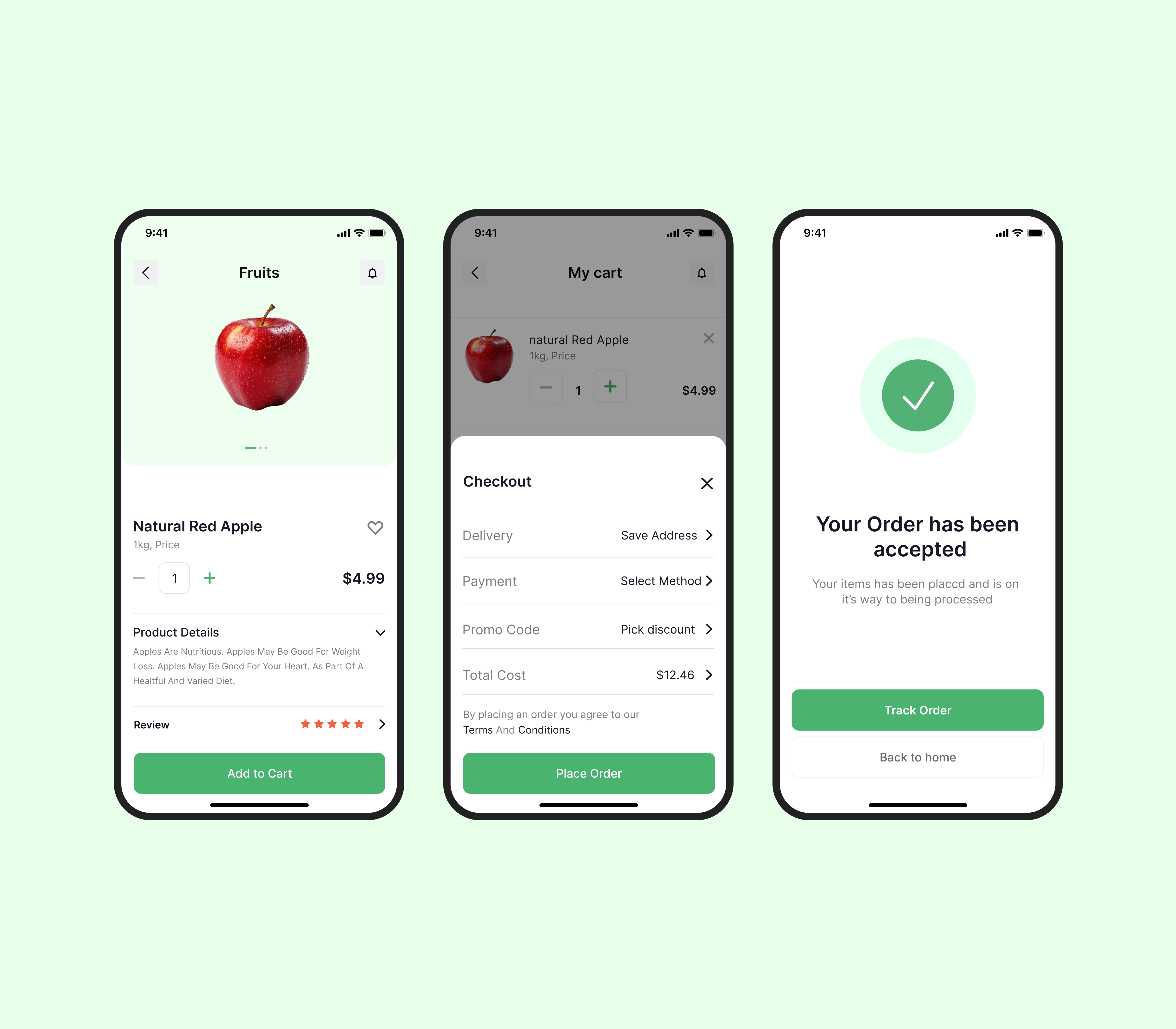 Grocery Shop App UI UX Design Figma by Sabbir UI on Dribbble