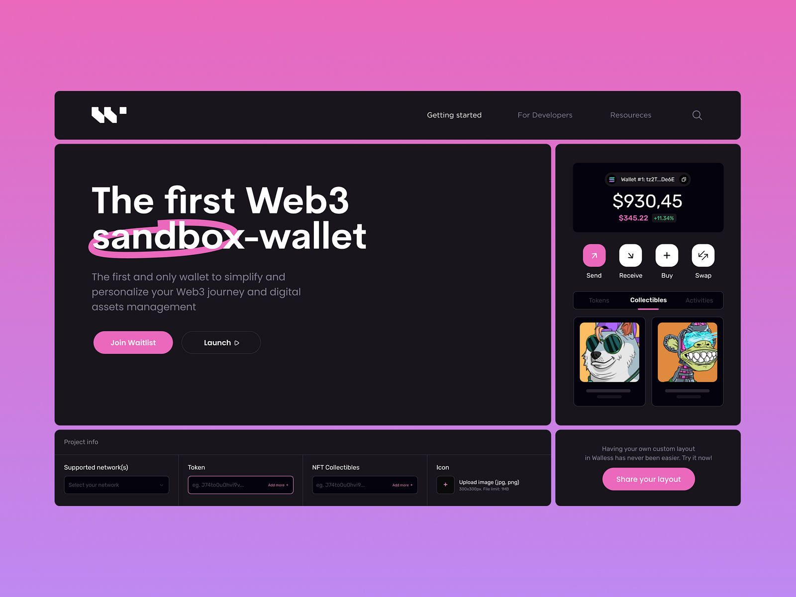 Custom Layout Web3 by LiuYi on Dribbble