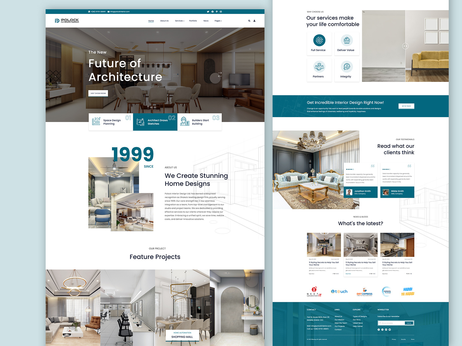 Interior Design XD Template by Nasir Uddin on Dribbble