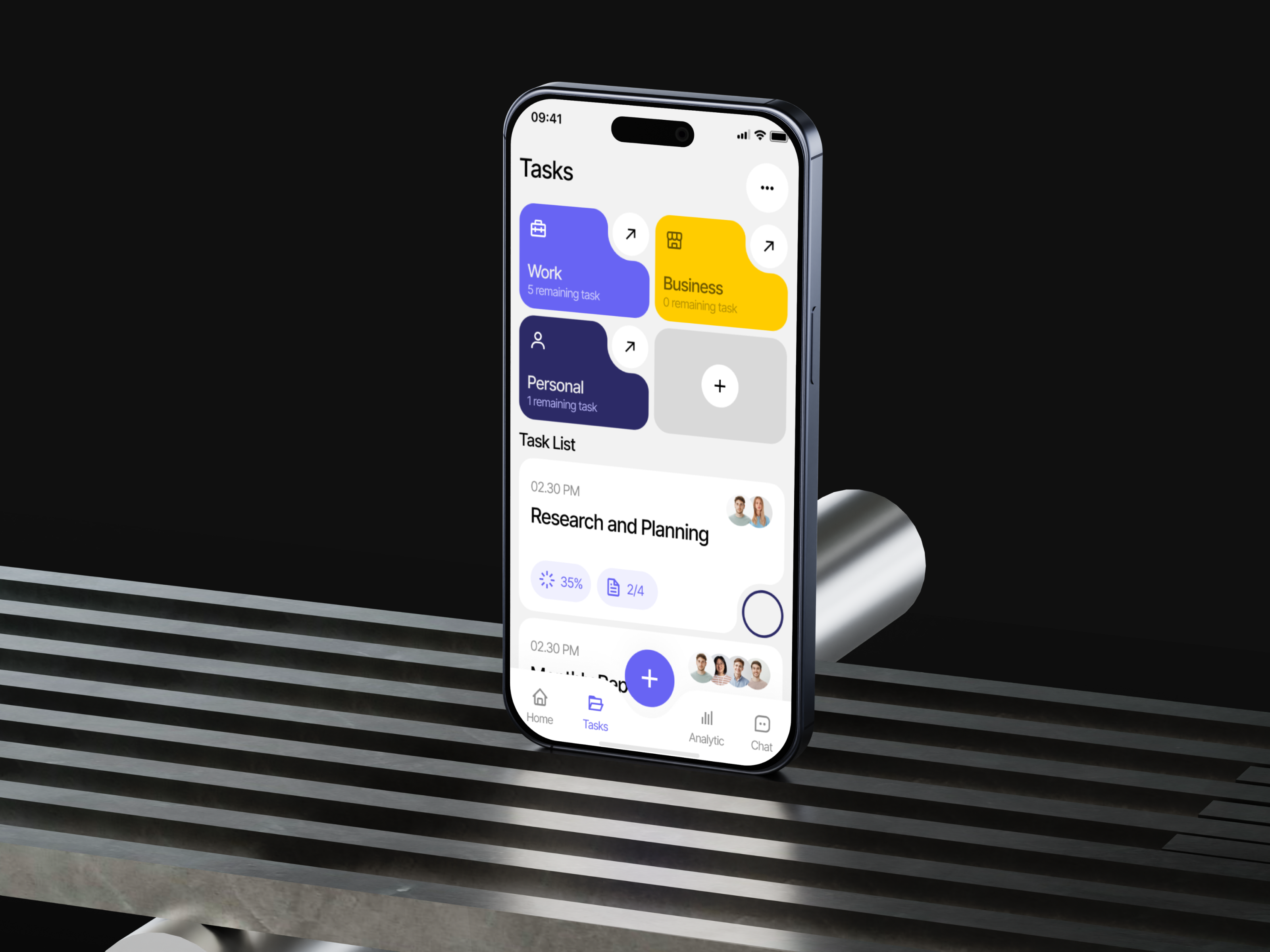Progressly - Task Management Mobile App [Add New Task] by Ryan Indra ...