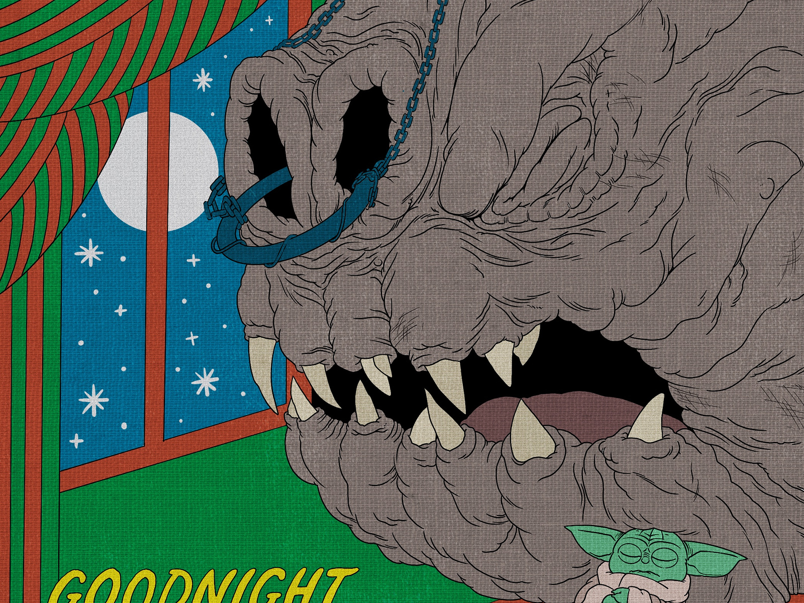 Goodnight Grogu by Scott Brinkley on Dribbble