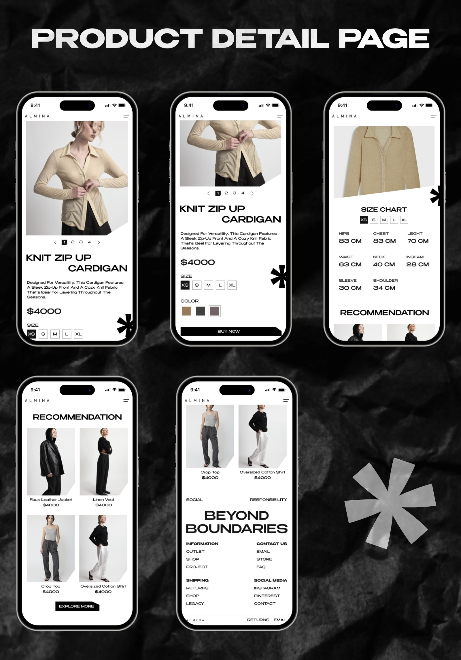 Almina - Elegant Fashion Shop Website Design Mobile Responsive by LAIN ...