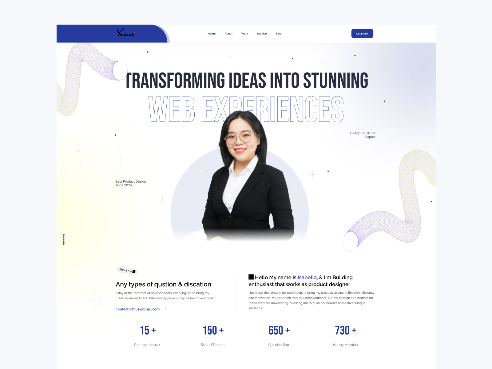 Product Designer Portfolio website UI Design by Arman Hossain Somoy on ...