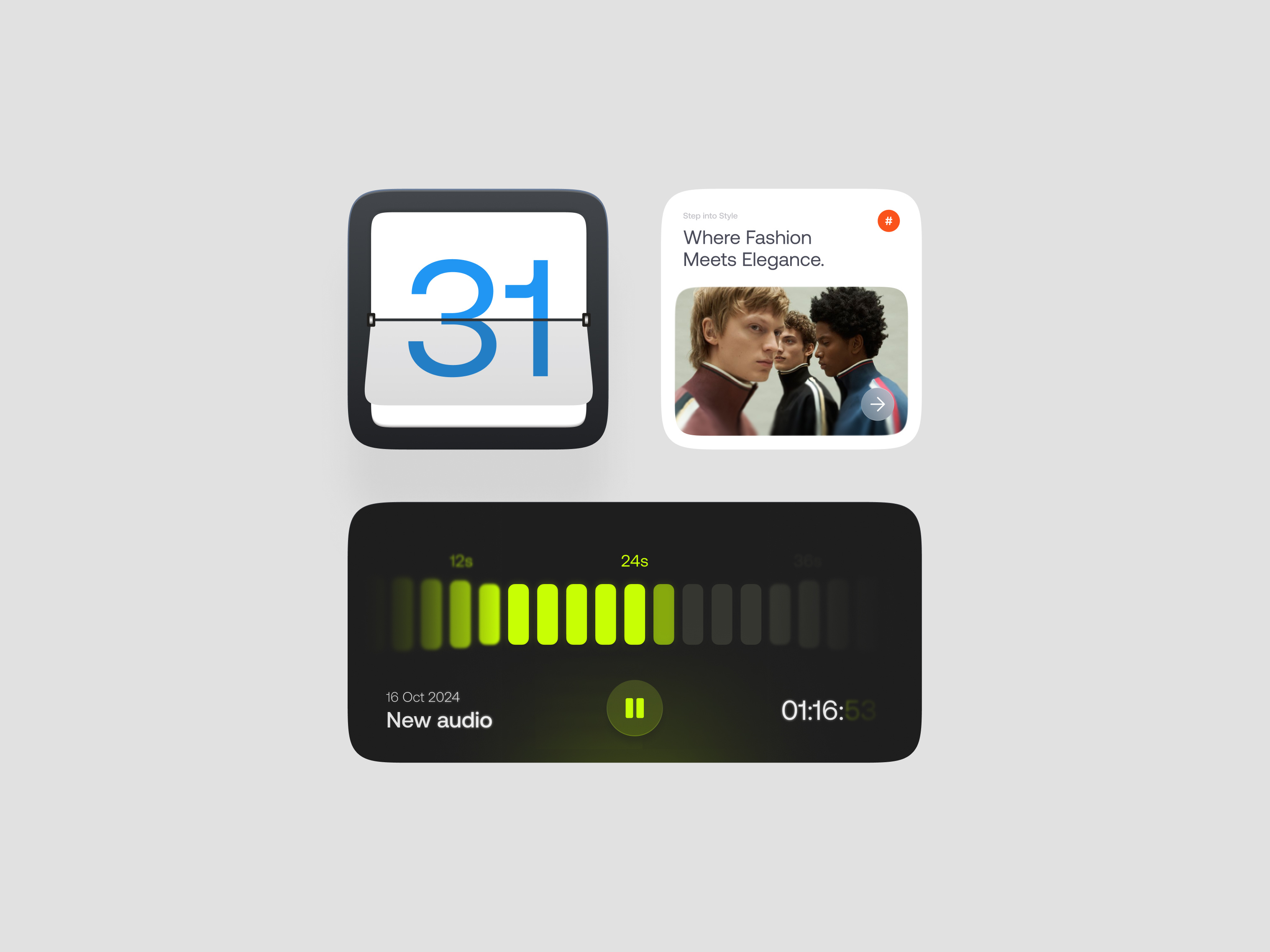iOS Widgets - Awesome features by Toufiq hossen on Dribbble