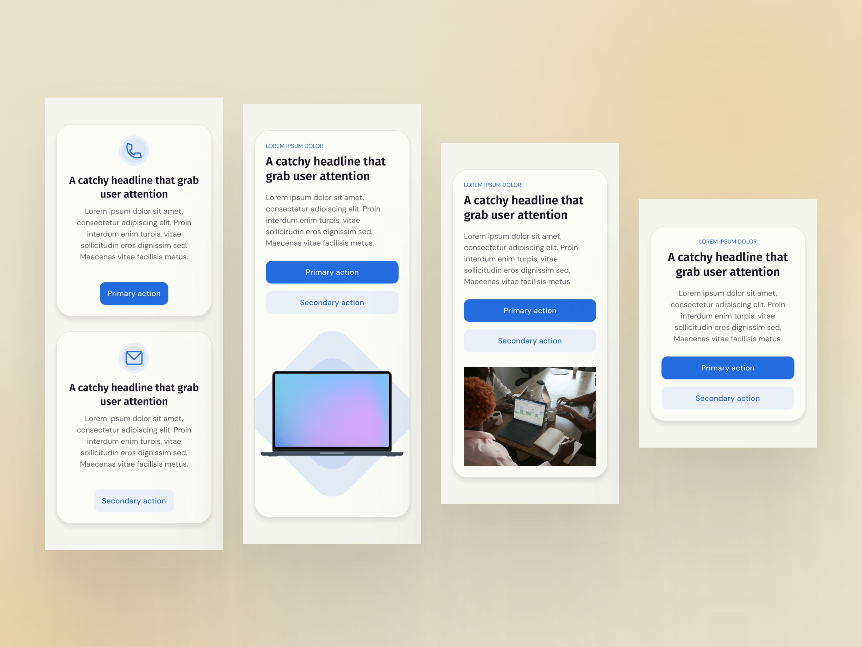 CTA section | Building Blocks UI Kit by Karol on Dribbble