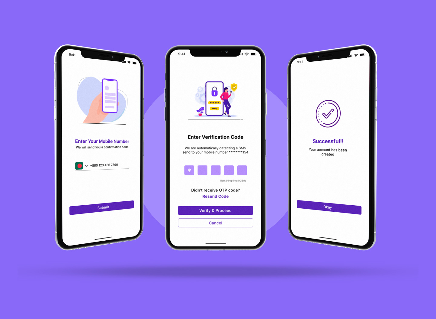 OTP Design by Jahir Raihan on Dribbble