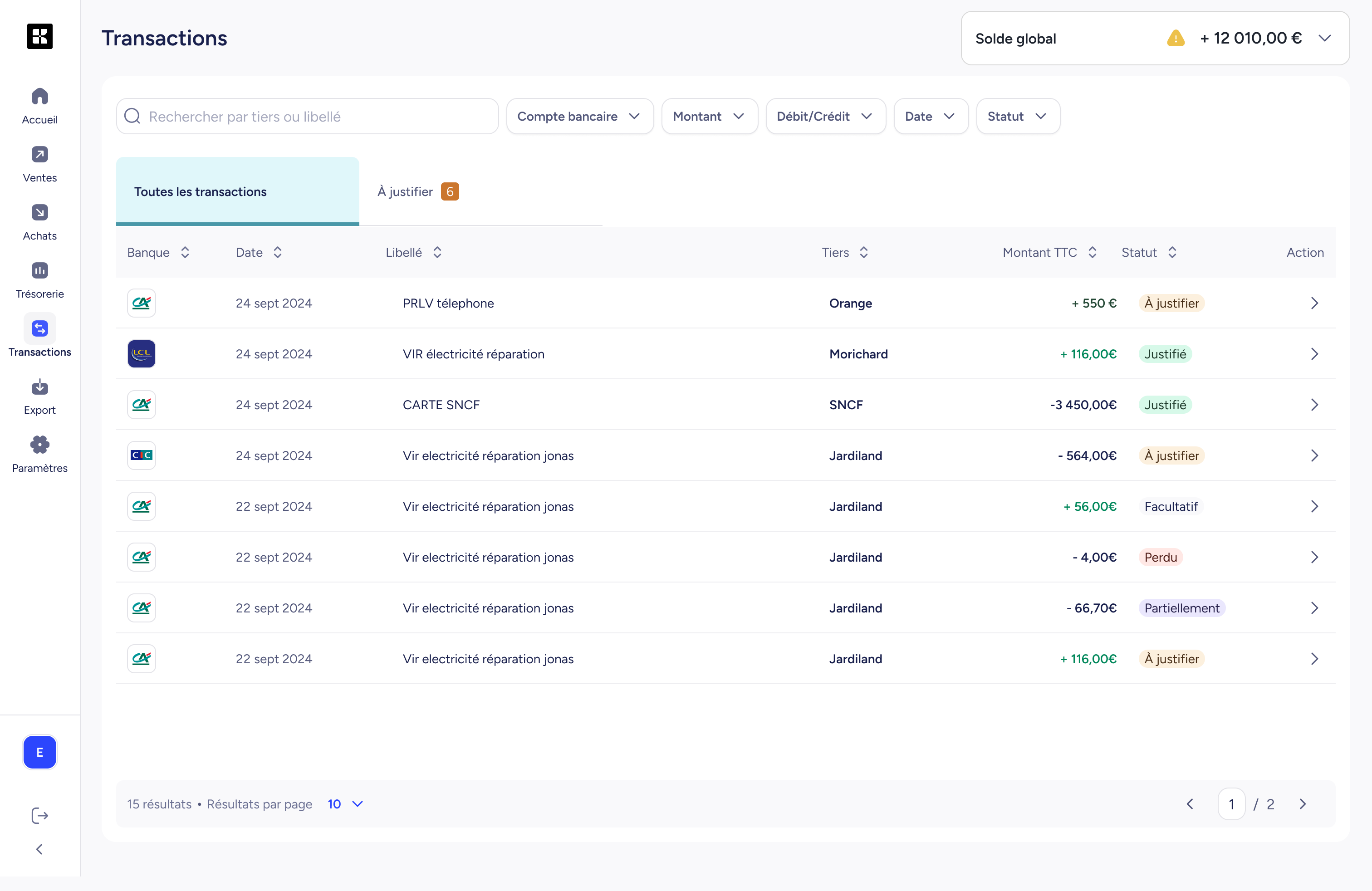 Kolecto - Bank justification and accounting by Fabien Riou on Dribbble