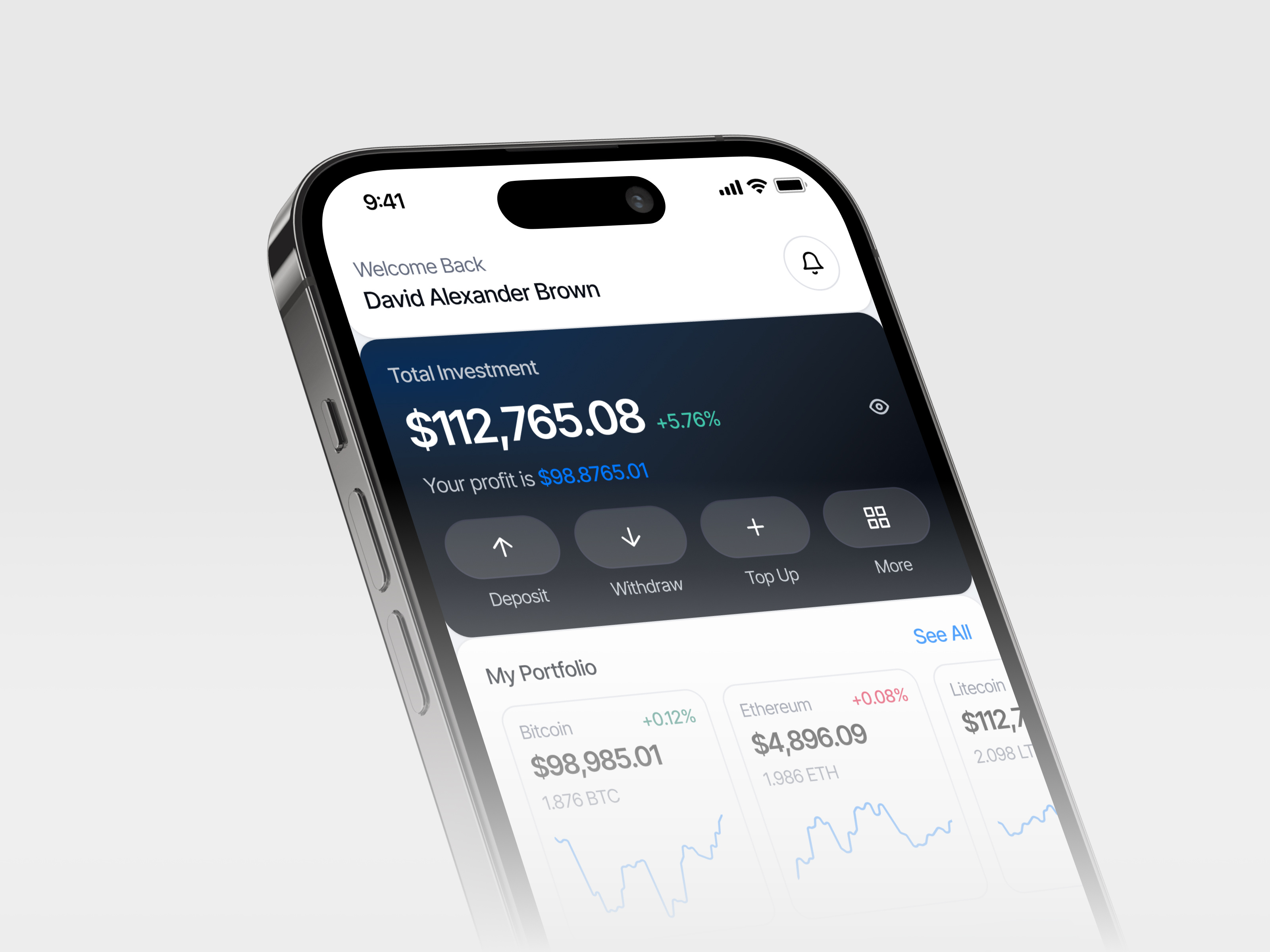 Investment - Mobile Design by Barly Design for Uxerflow on Dribbble