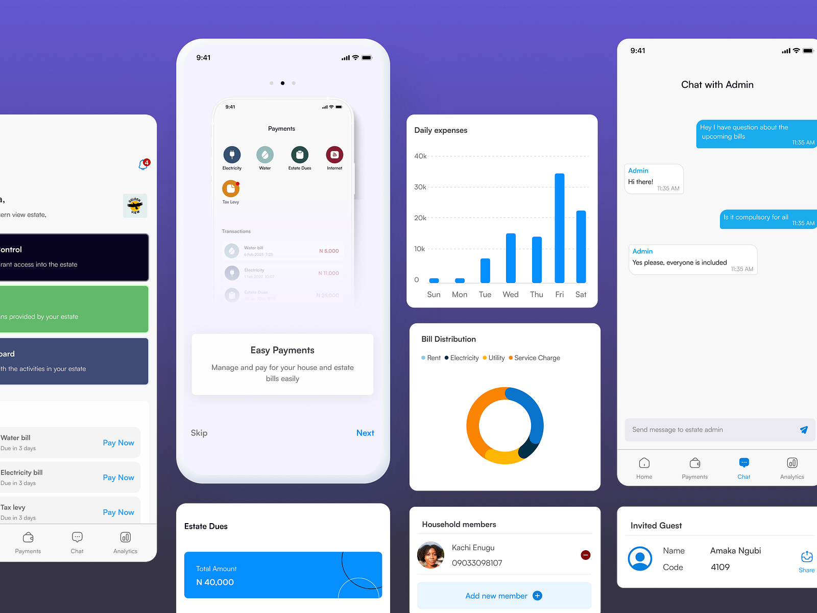 DEMS Resident App by Danny Ombeh on Dribbble