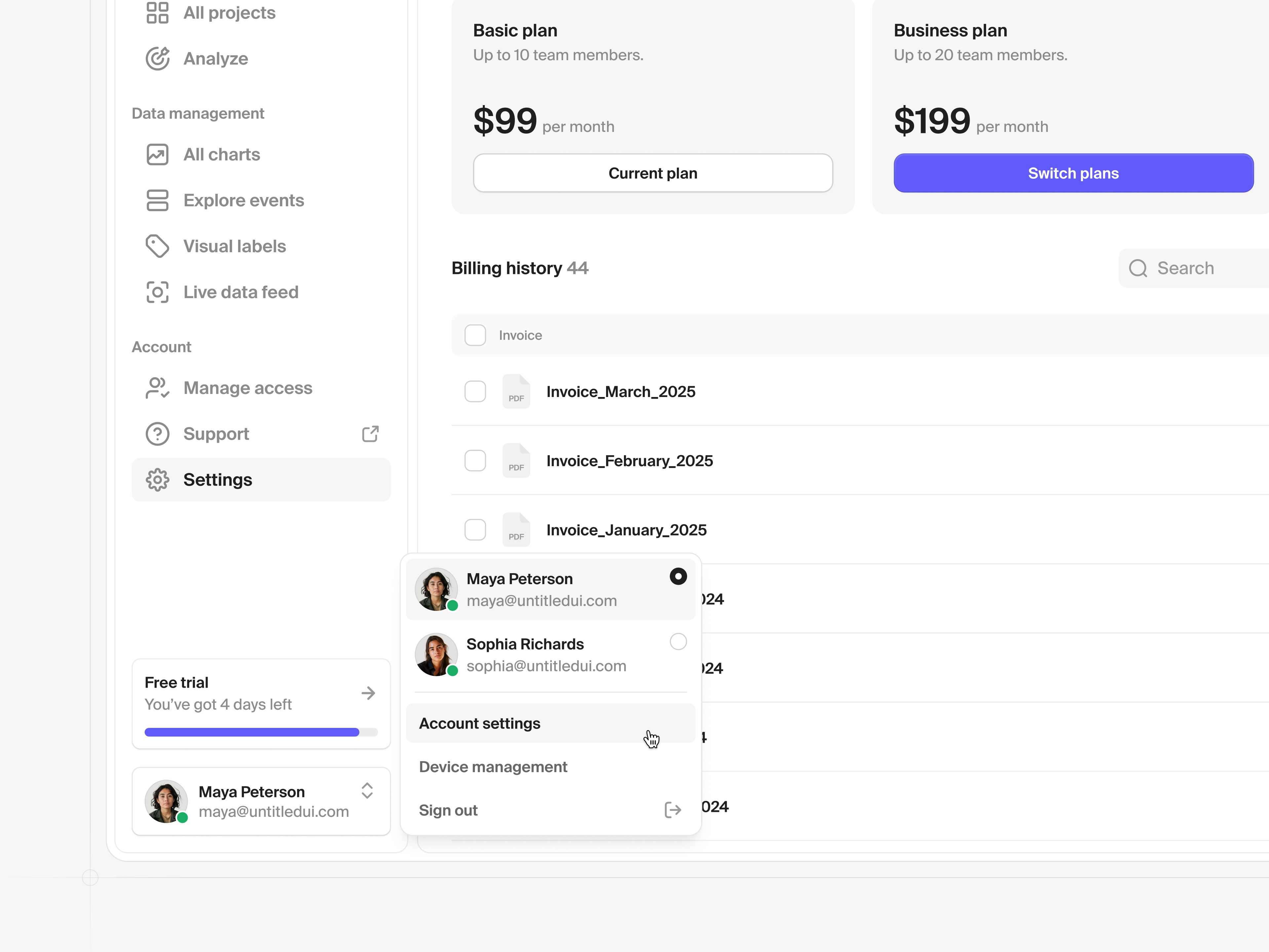 Sidebar navigation — Untitled UI by Jordan Hughes® on Dribbble