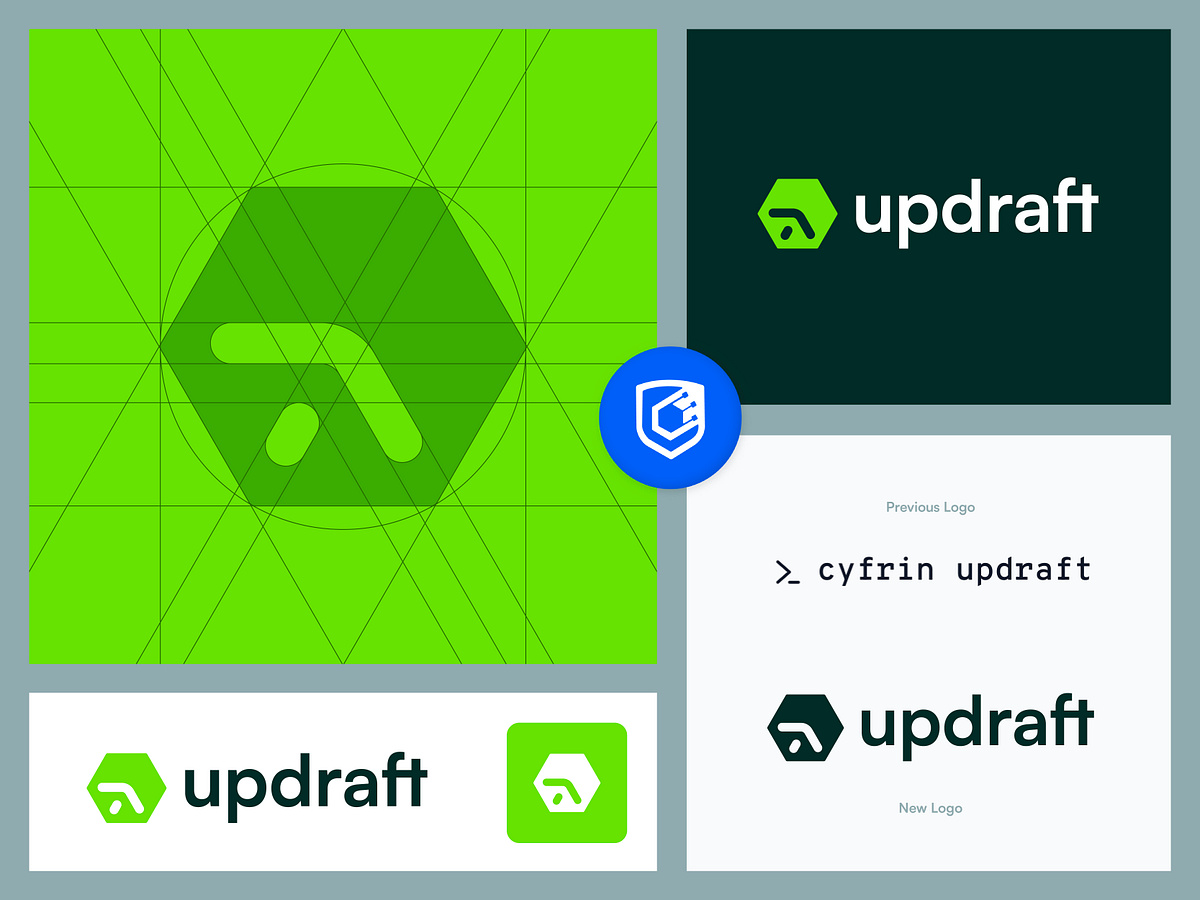 Cyfrin Updraft - Logo Redesign by Jeroen van Eerden on Dribbble