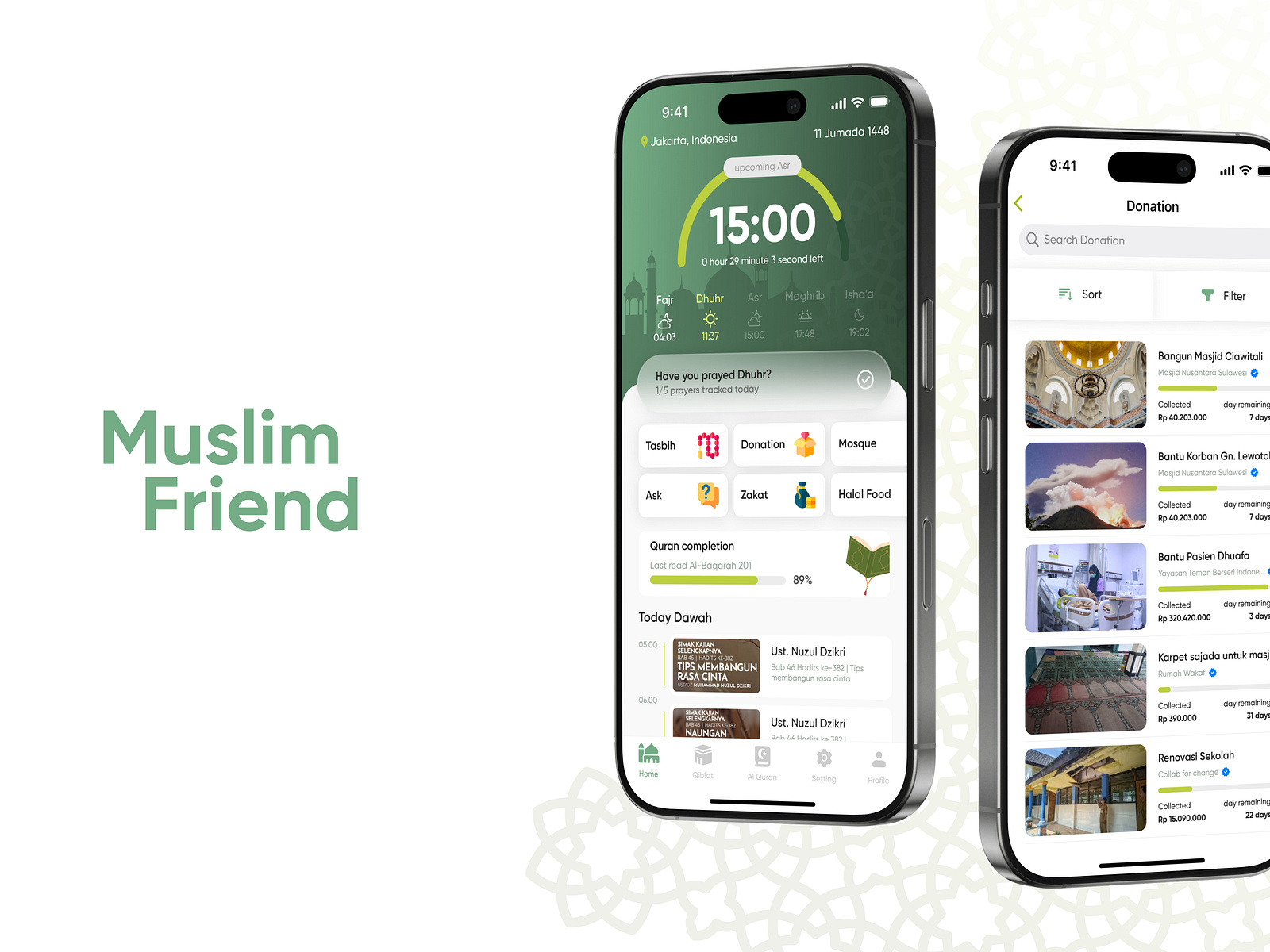 Islamic Mobile App by Wica Delatoya on Dribbble