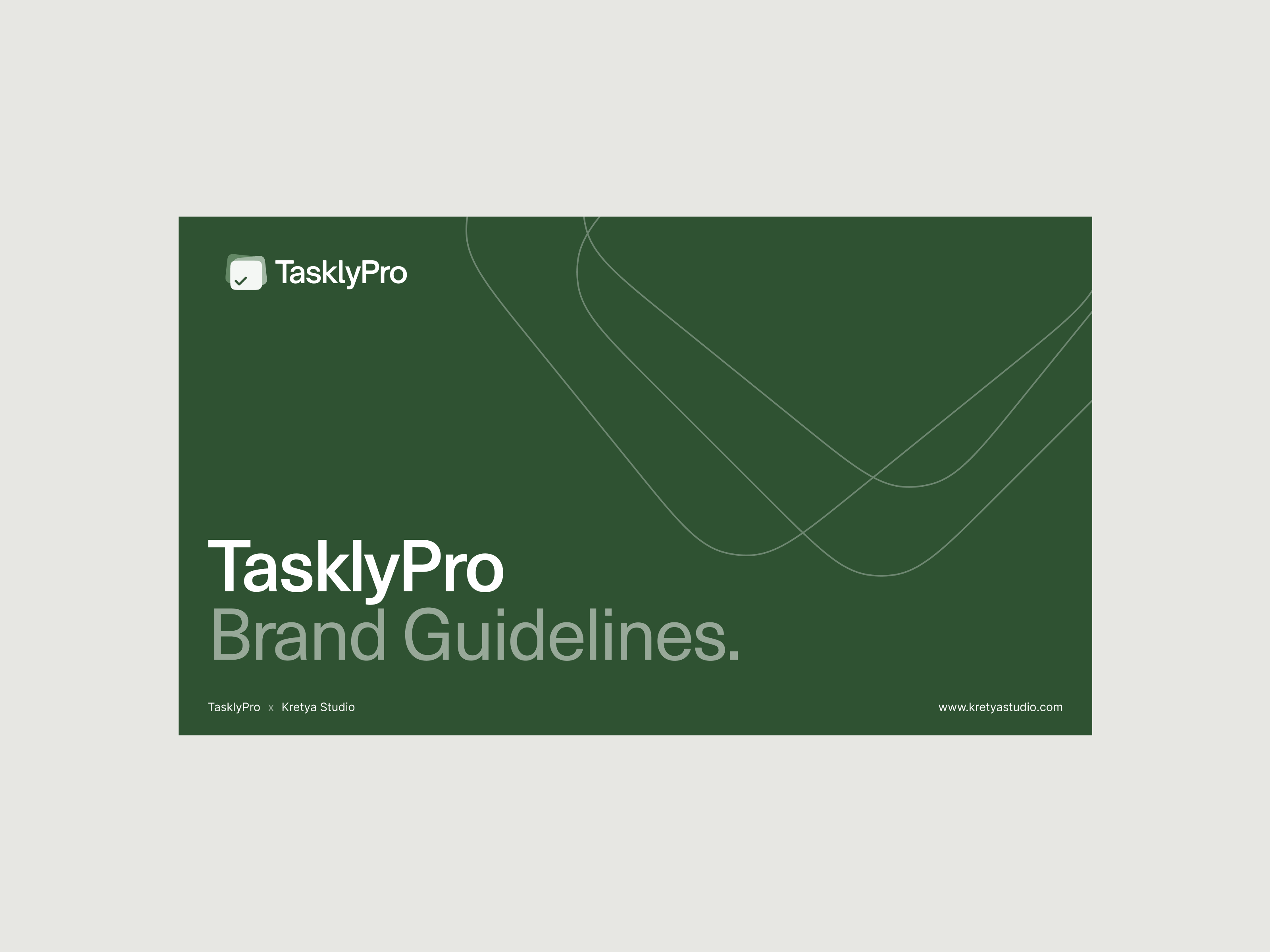 TasklyPro Brand Guidelines by Gilang Bekti for Kretya Studio on Dribbble