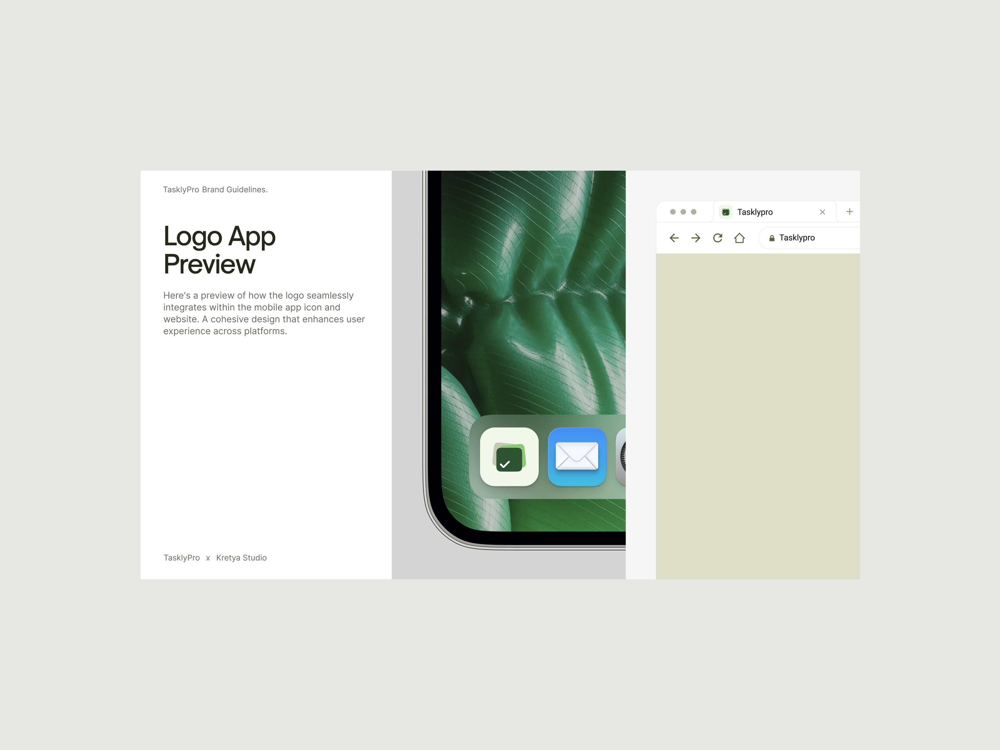 TasklyPro Brand Guidelines by Gilang Bekti for Kretya Studio on Dribbble