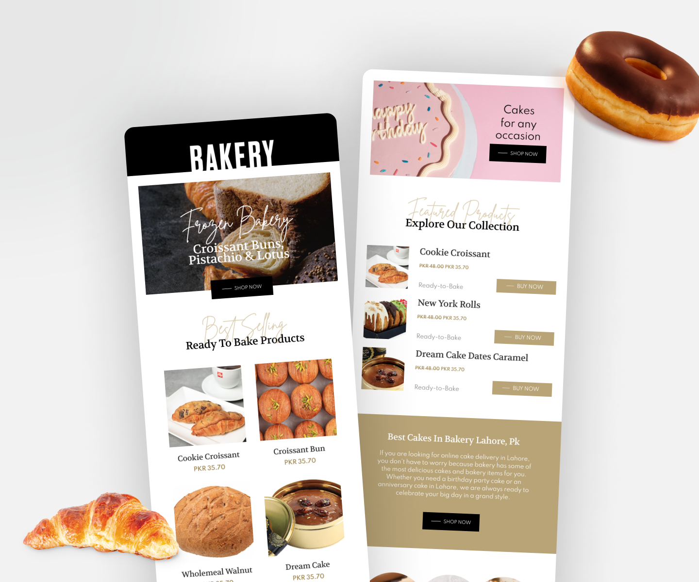 Bakery Newsletter by Hamza on Dribbble