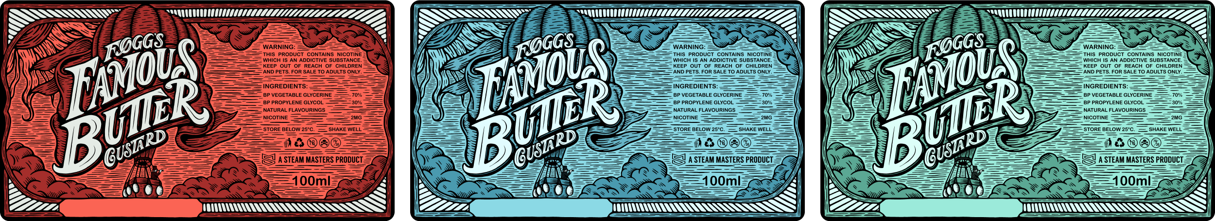 Fogg’s Famous Butter Custard Label Design by Zachary Styles on Dribbble
