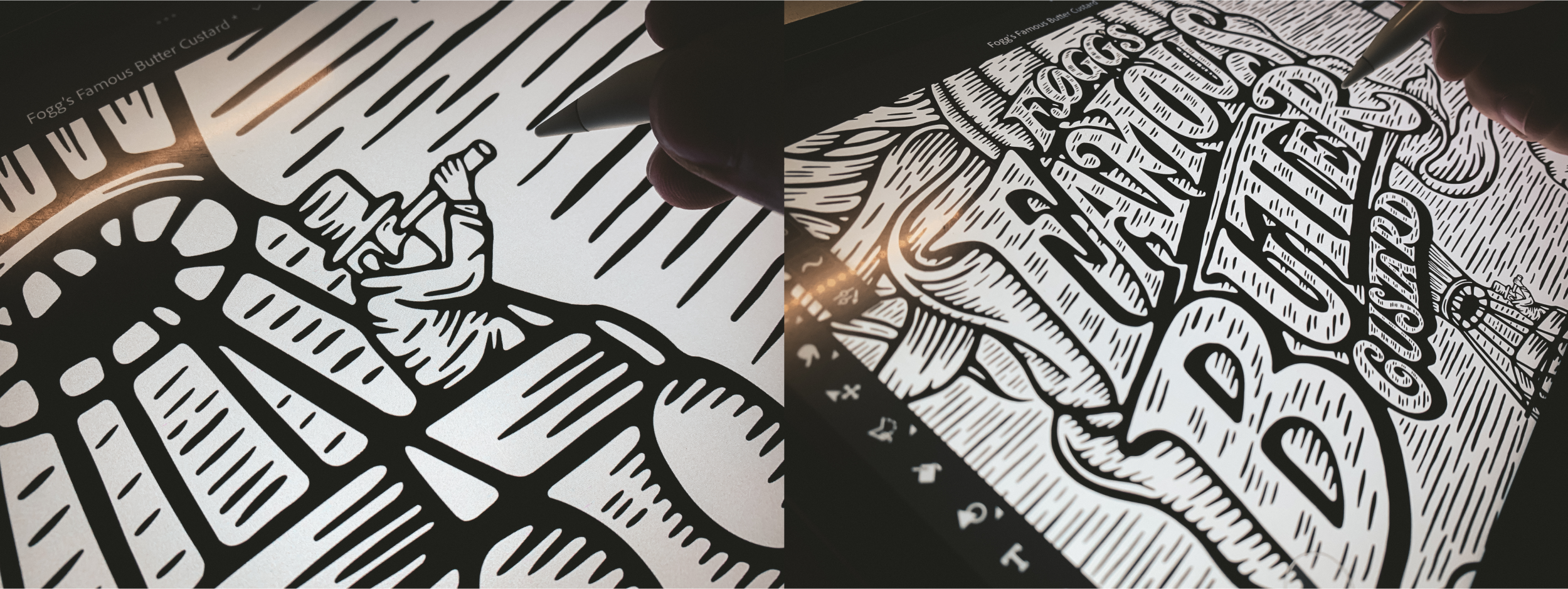 Fogg’s Famous Butter Custard Label Design by Zachary Styles on Dribbble