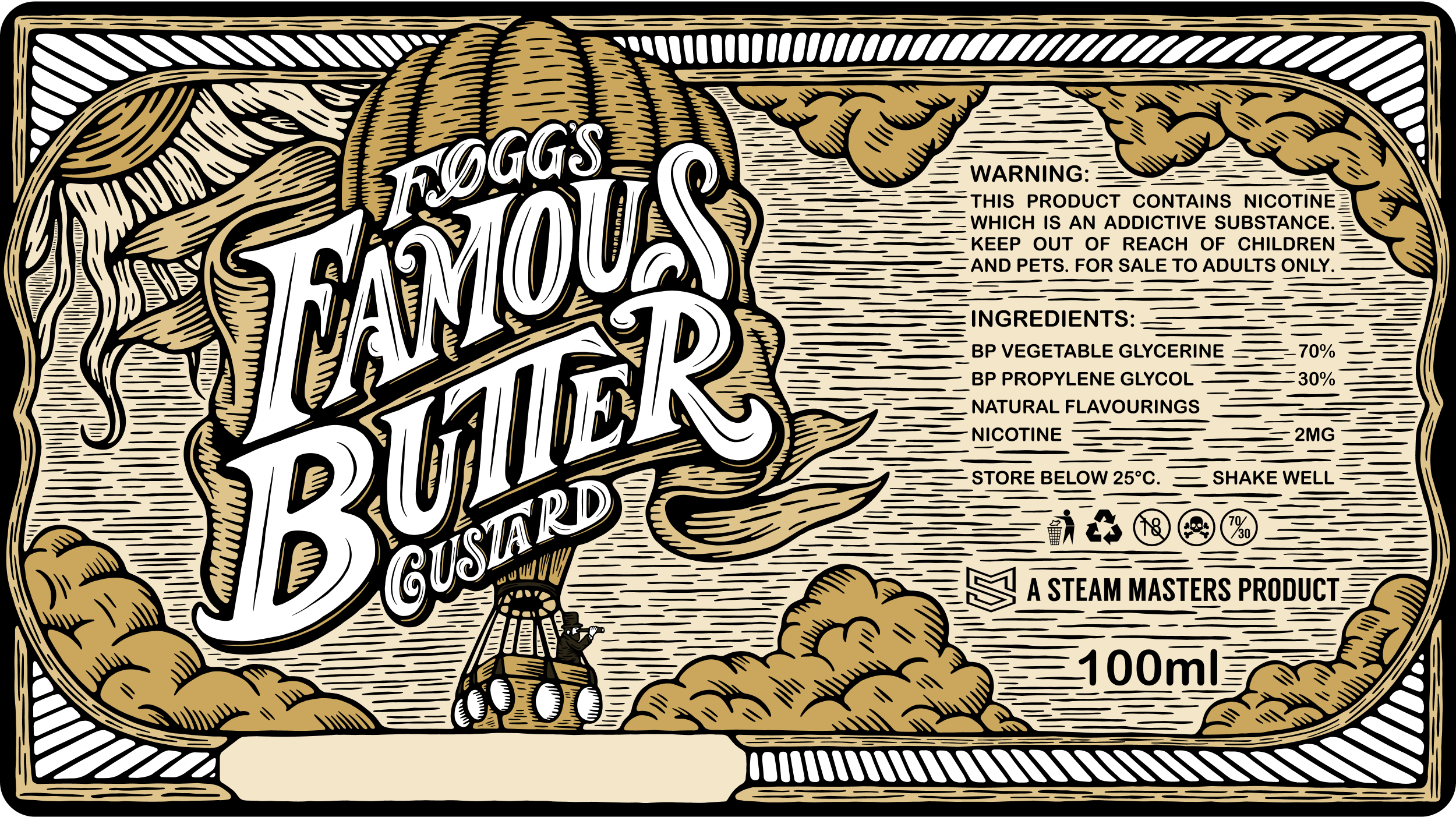 Fogg’s Famous Butter Custard Label Design by Zachary Styles on Dribbble