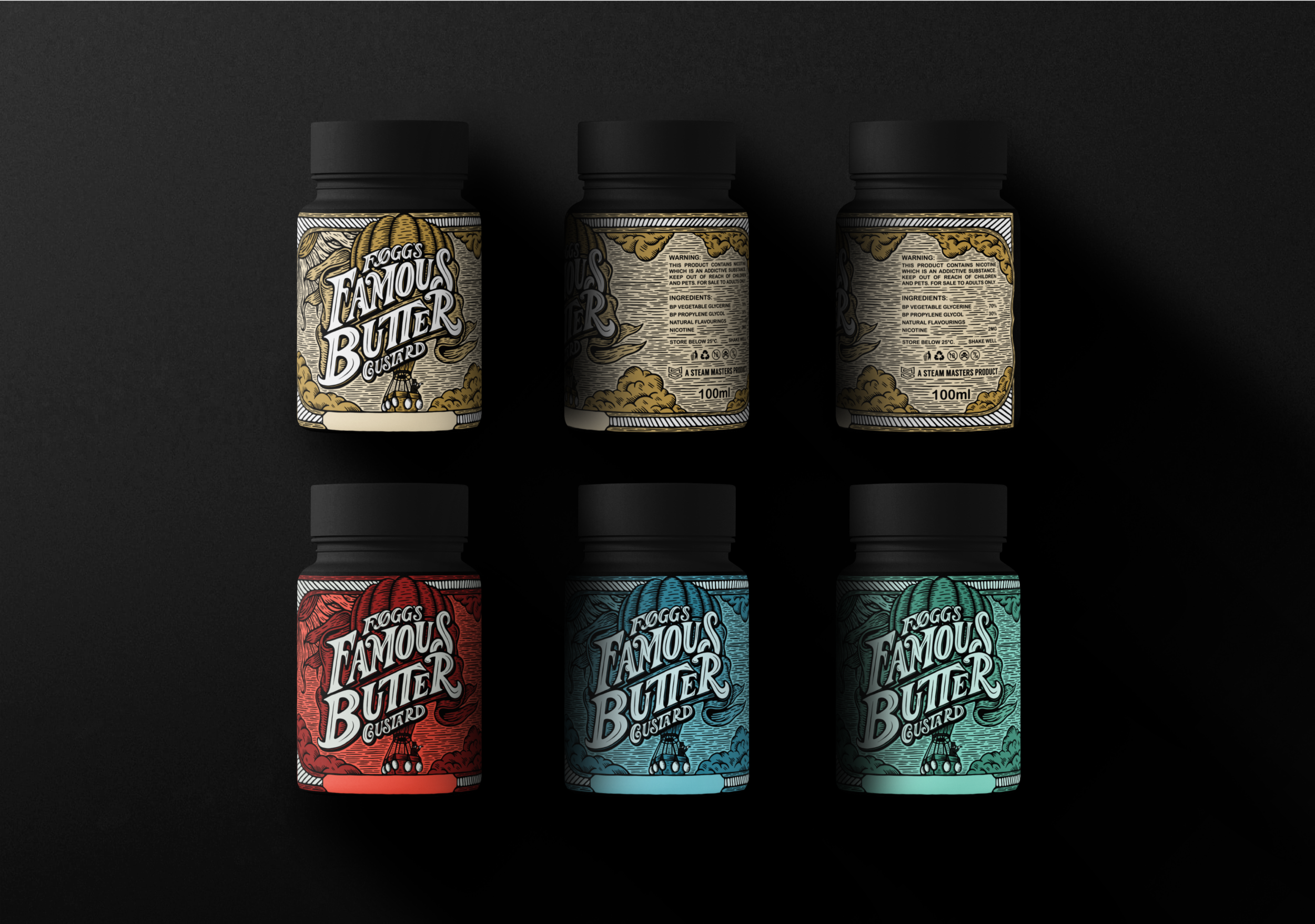 Fogg’s Famous Butter Custard Label Design by Zachary Styles on Dribbble