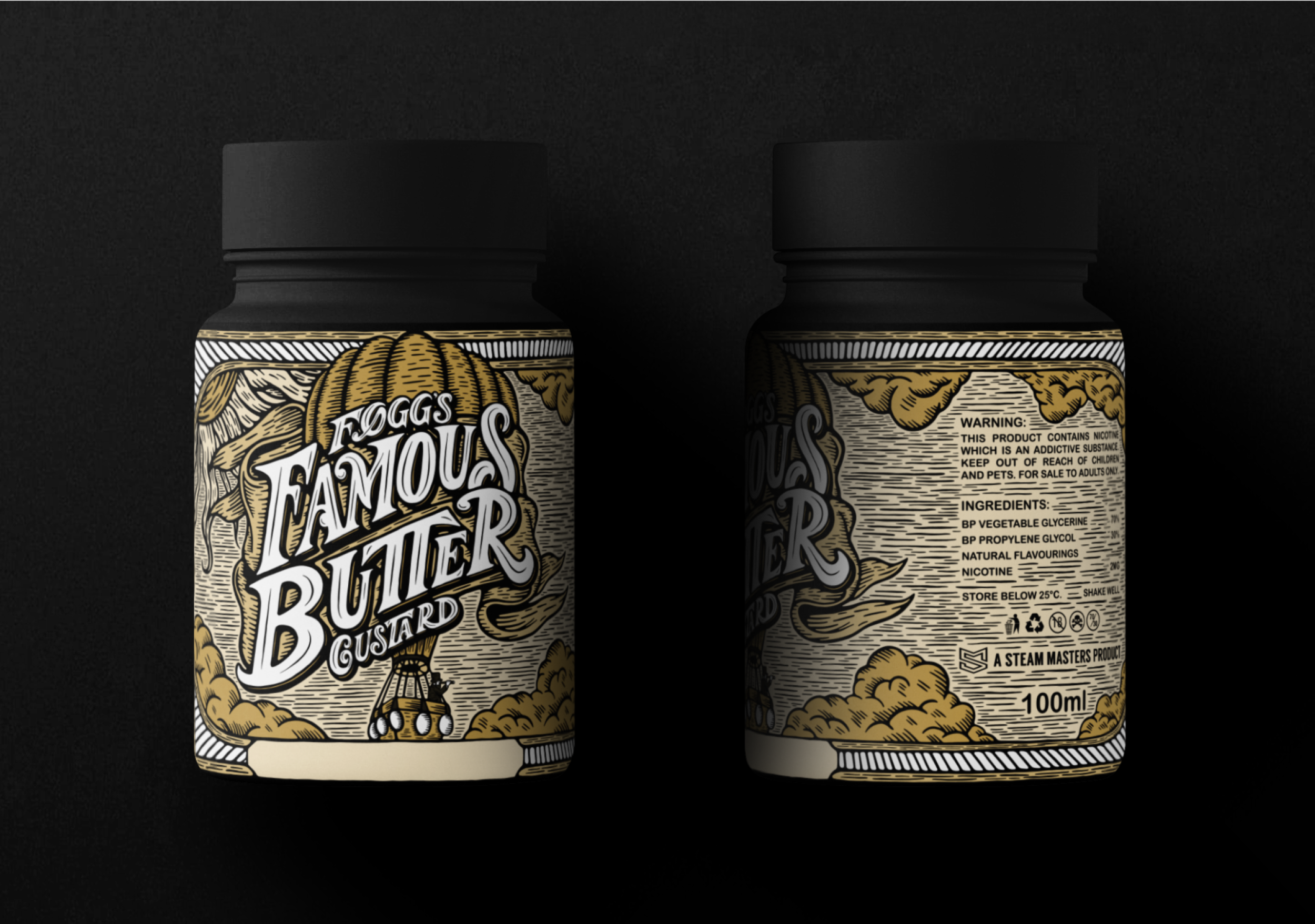 Fogg’s Famous Butter Custard Label Design by Zachary Styles on Dribbble