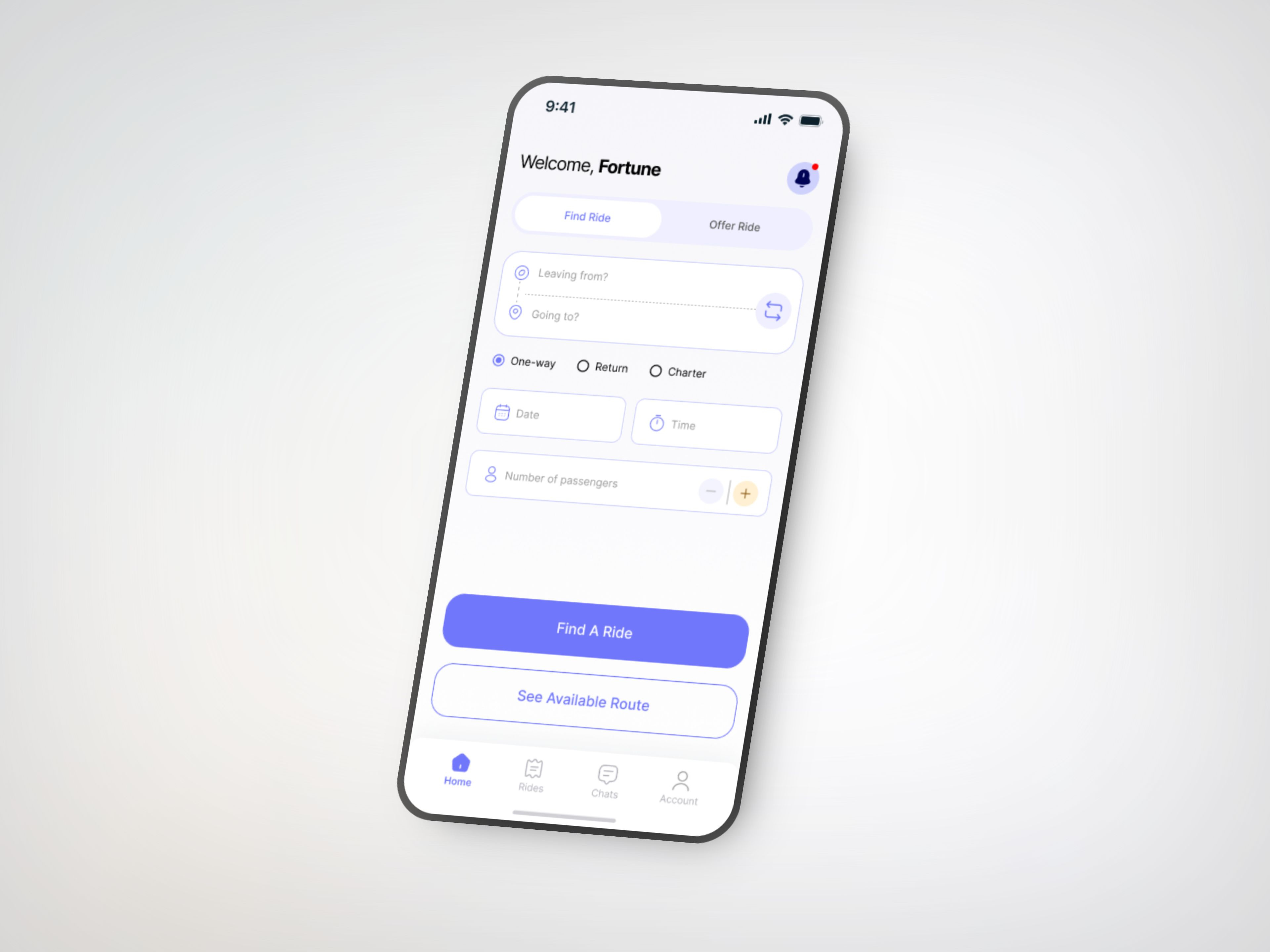 Car Pooling UI Design by Fortune Idu on Dribbble