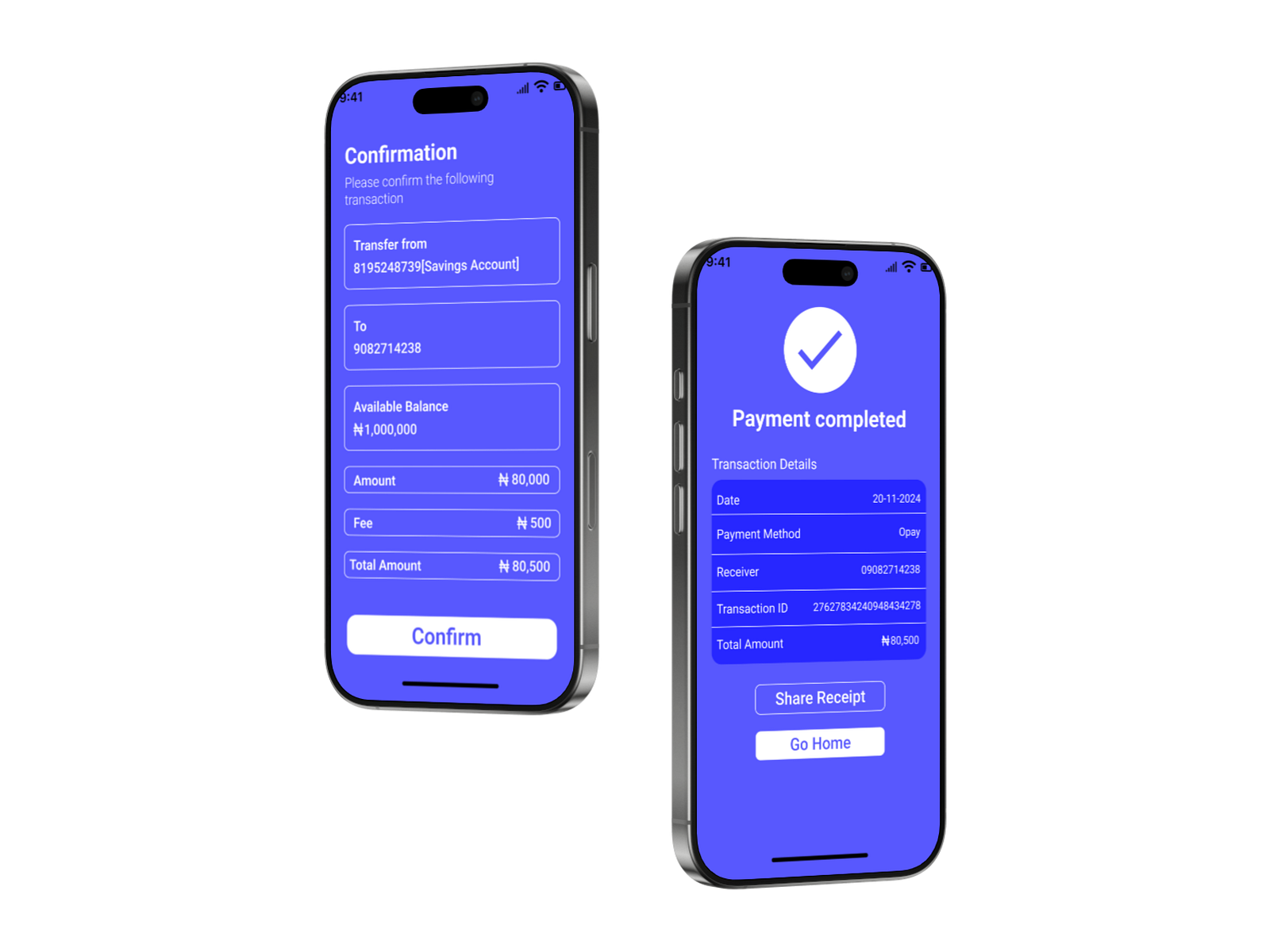 Mobile Payment Confirmation Screen by Mercy Kagho on Dribbble