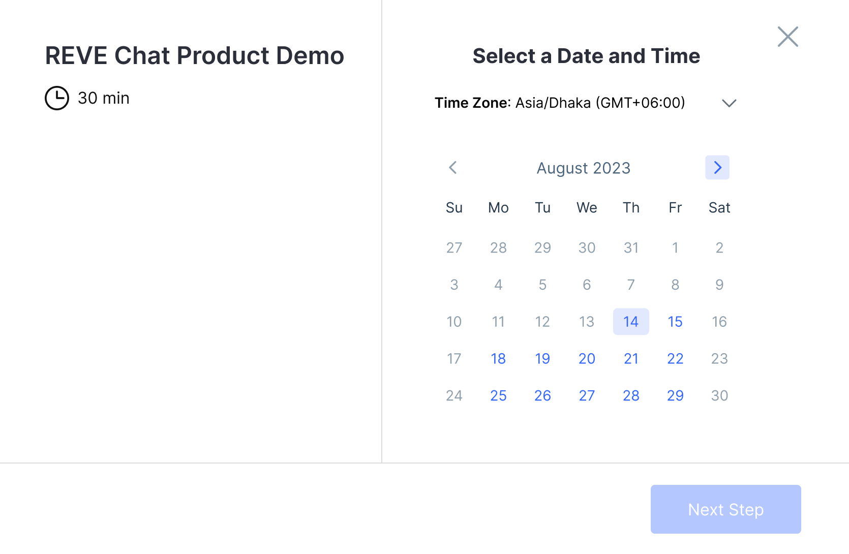 Revamped Demo Request Form for REVE Chat by Rayhan Nasir on Dribbble