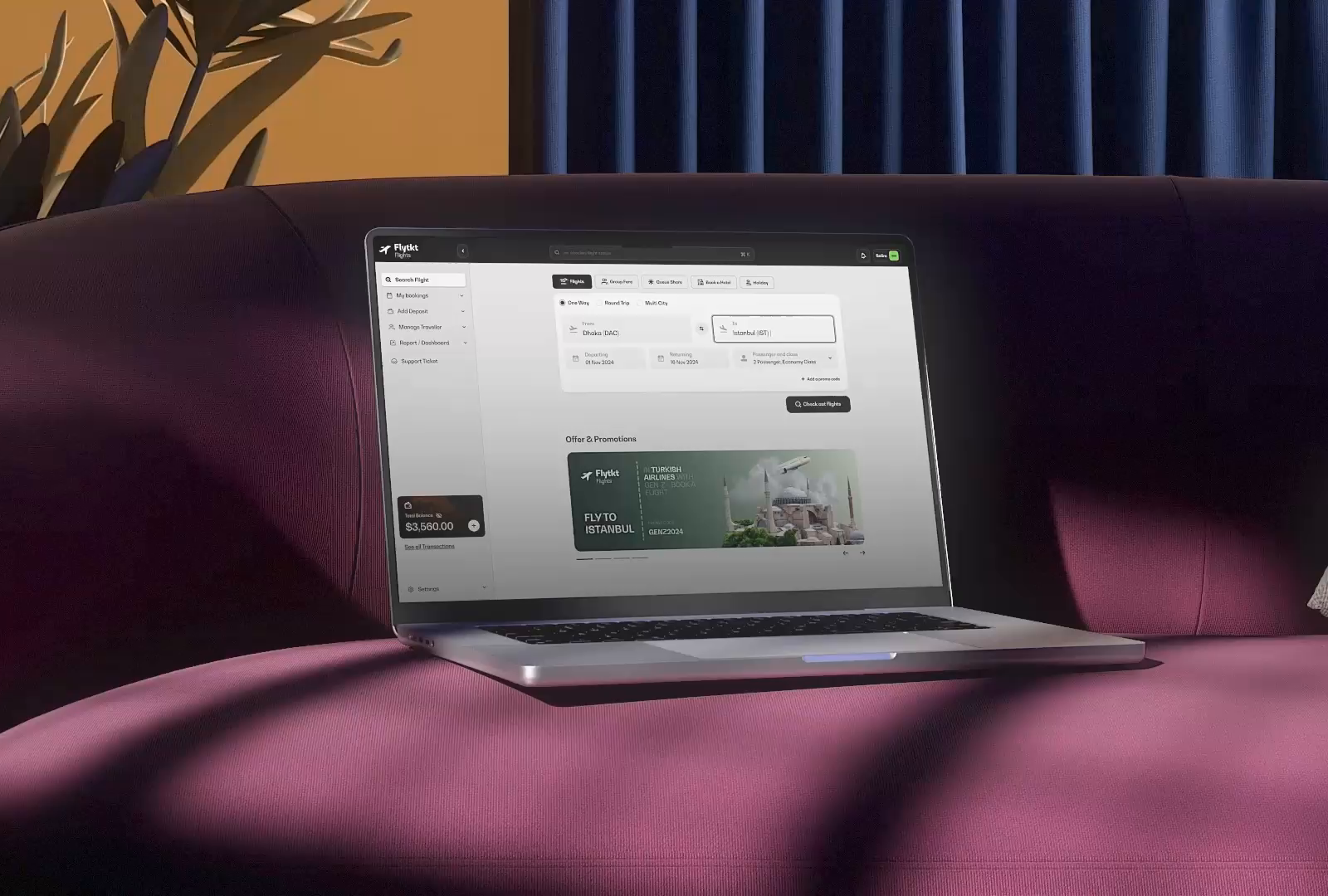 B2B Search - Flight booking Interface by Fixoria Studio on Dribbble