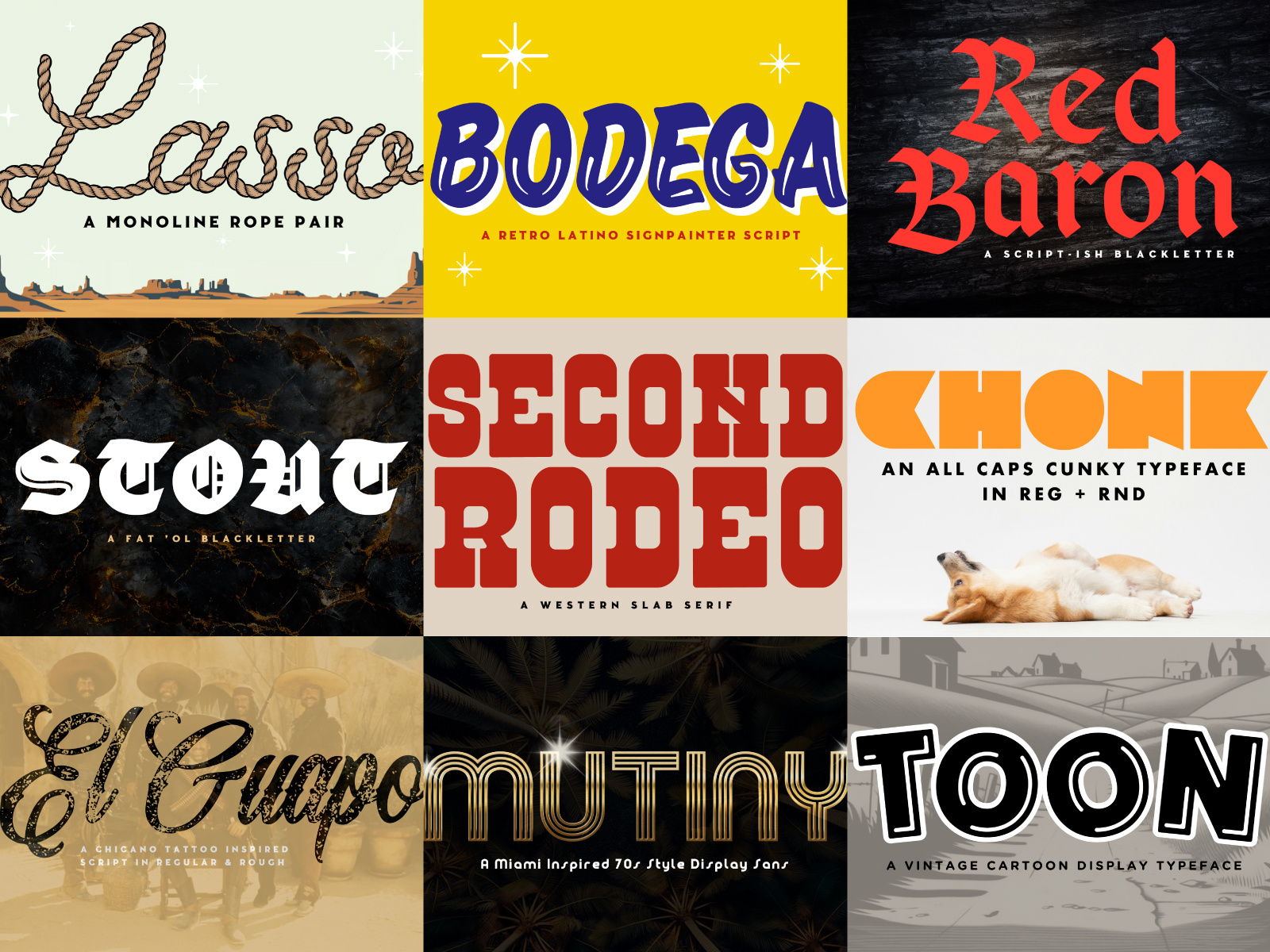 2024 Typefaces by Greg Shuster on Dribbble