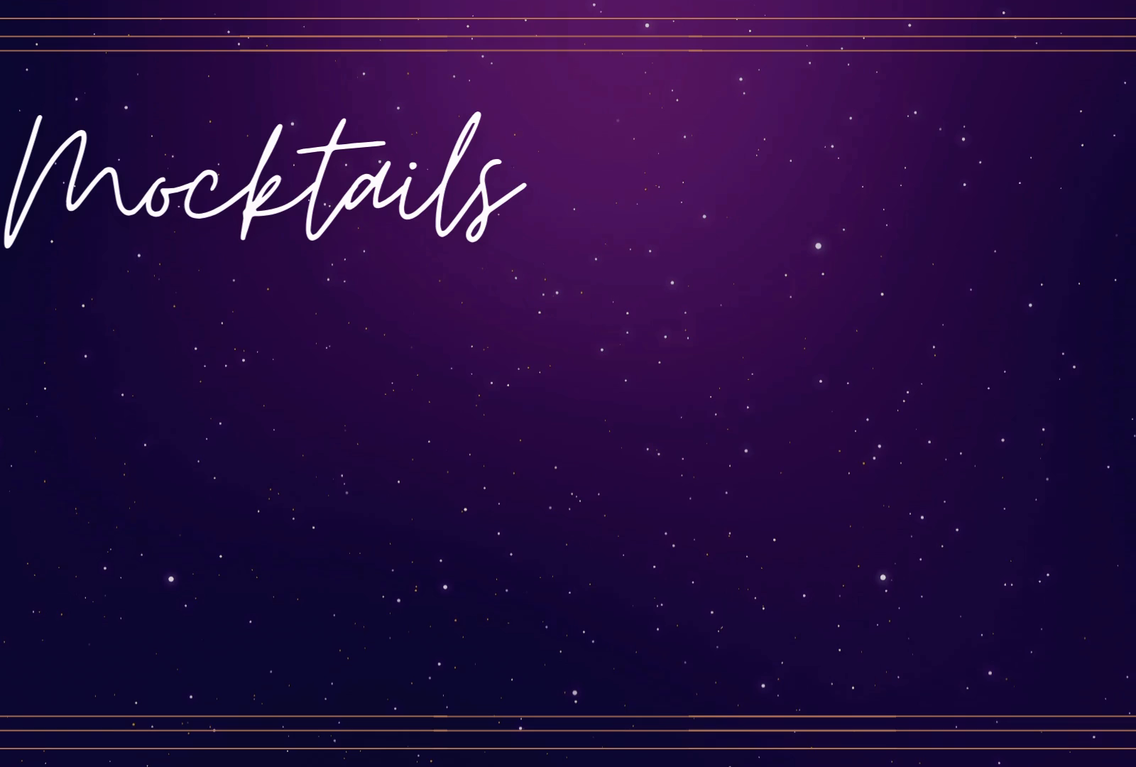 Mocktails Menu Template Design by Heather Holdo on Dribbble