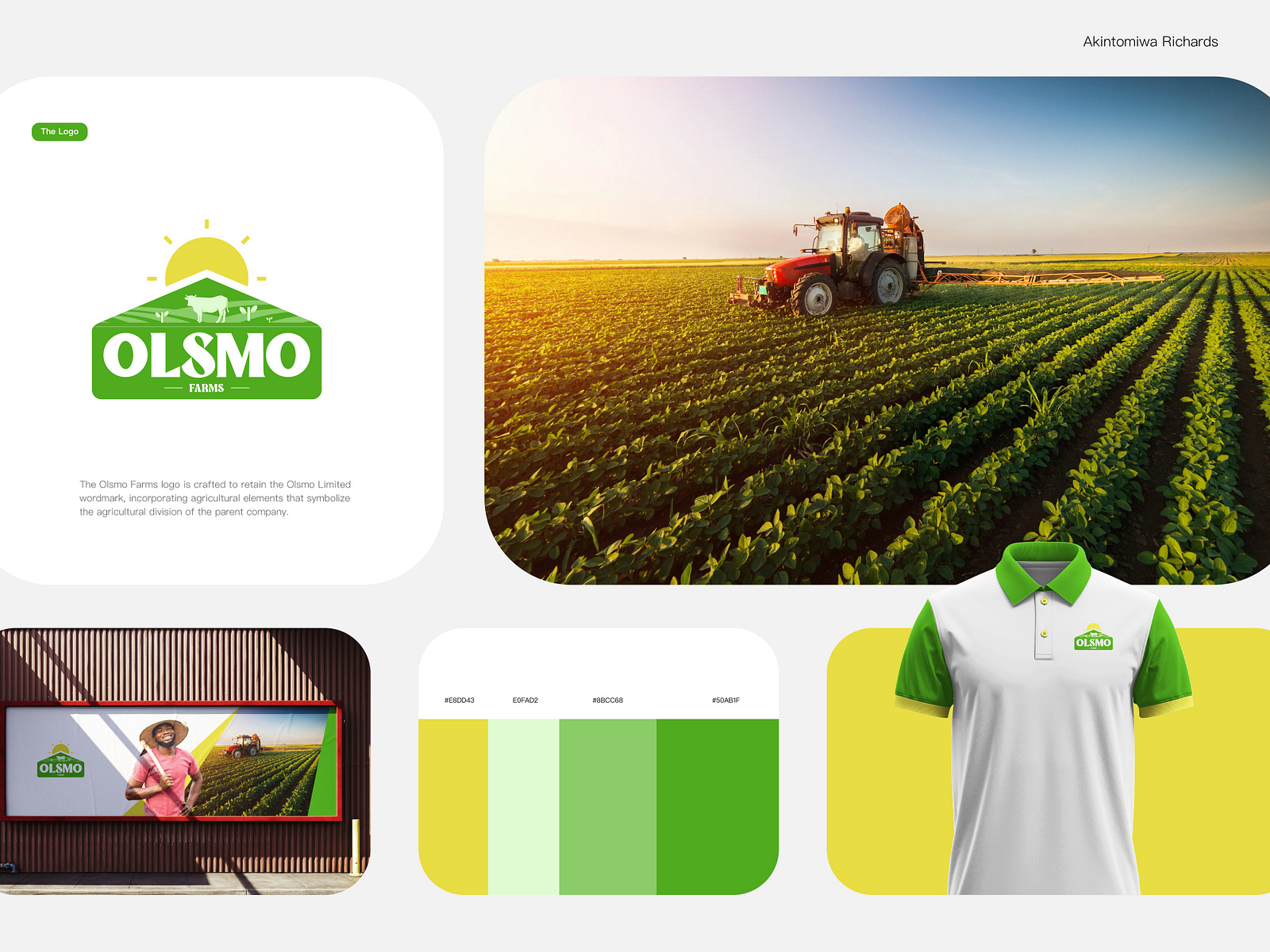 OLSMO FARMS LOGO by Orange studio on Dribbble