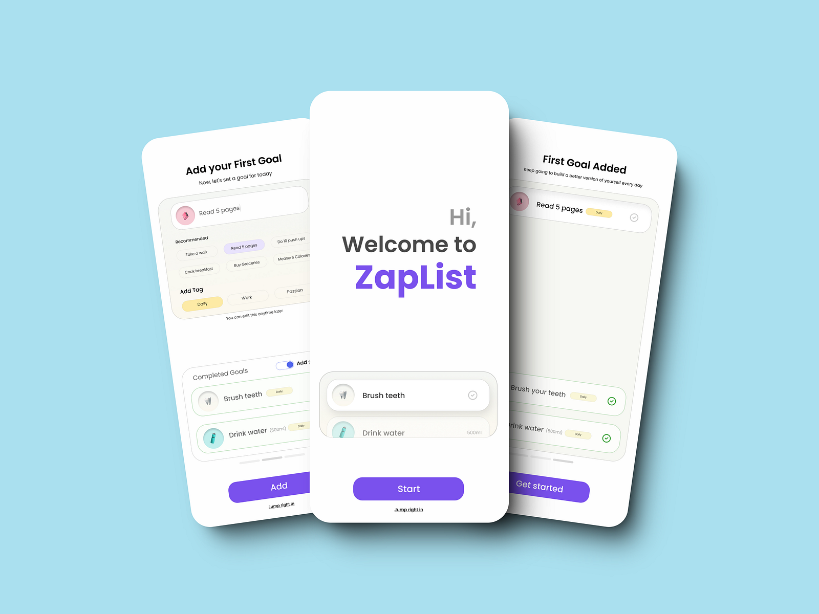 Daily UI 23 - Onboarding by raghul g on Dribbble