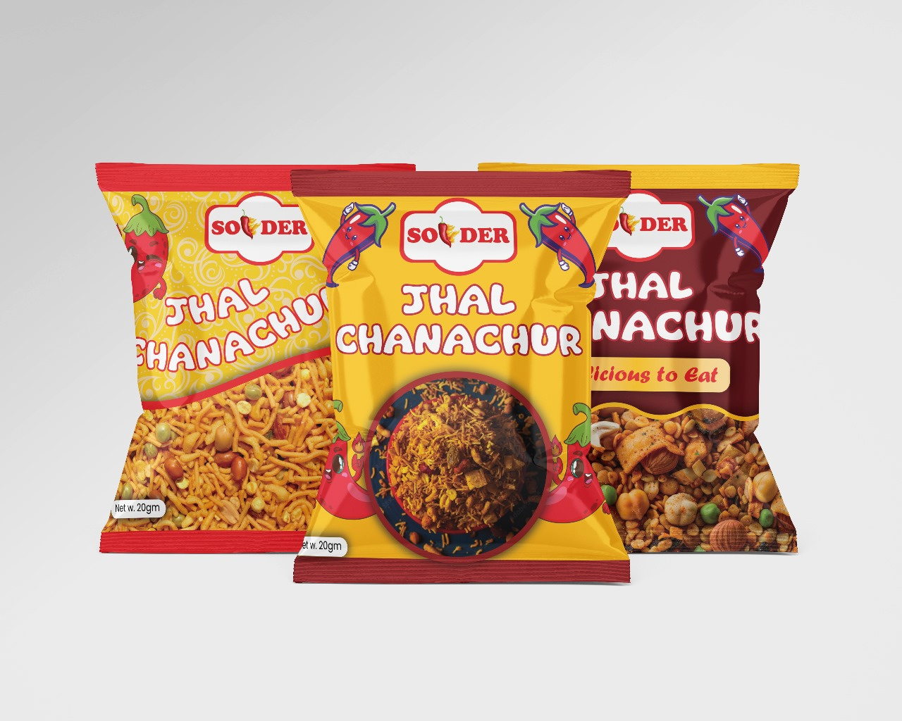 Jhal Chanachur Packaging Design by GD Eusof on Dribbble