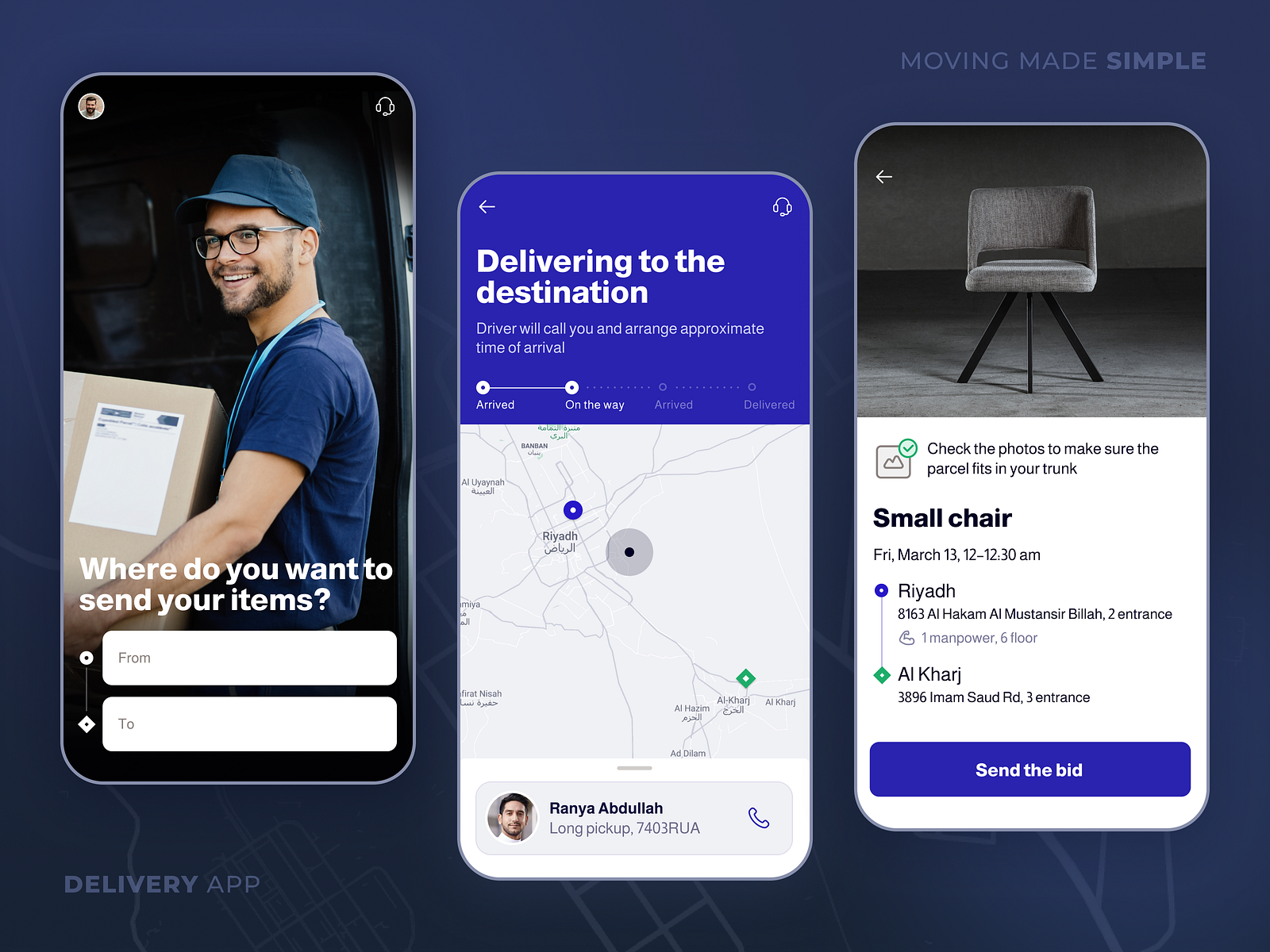 Delivery Logistics App | Whizzy by Stepan T. for Stfalcon on Dribbble