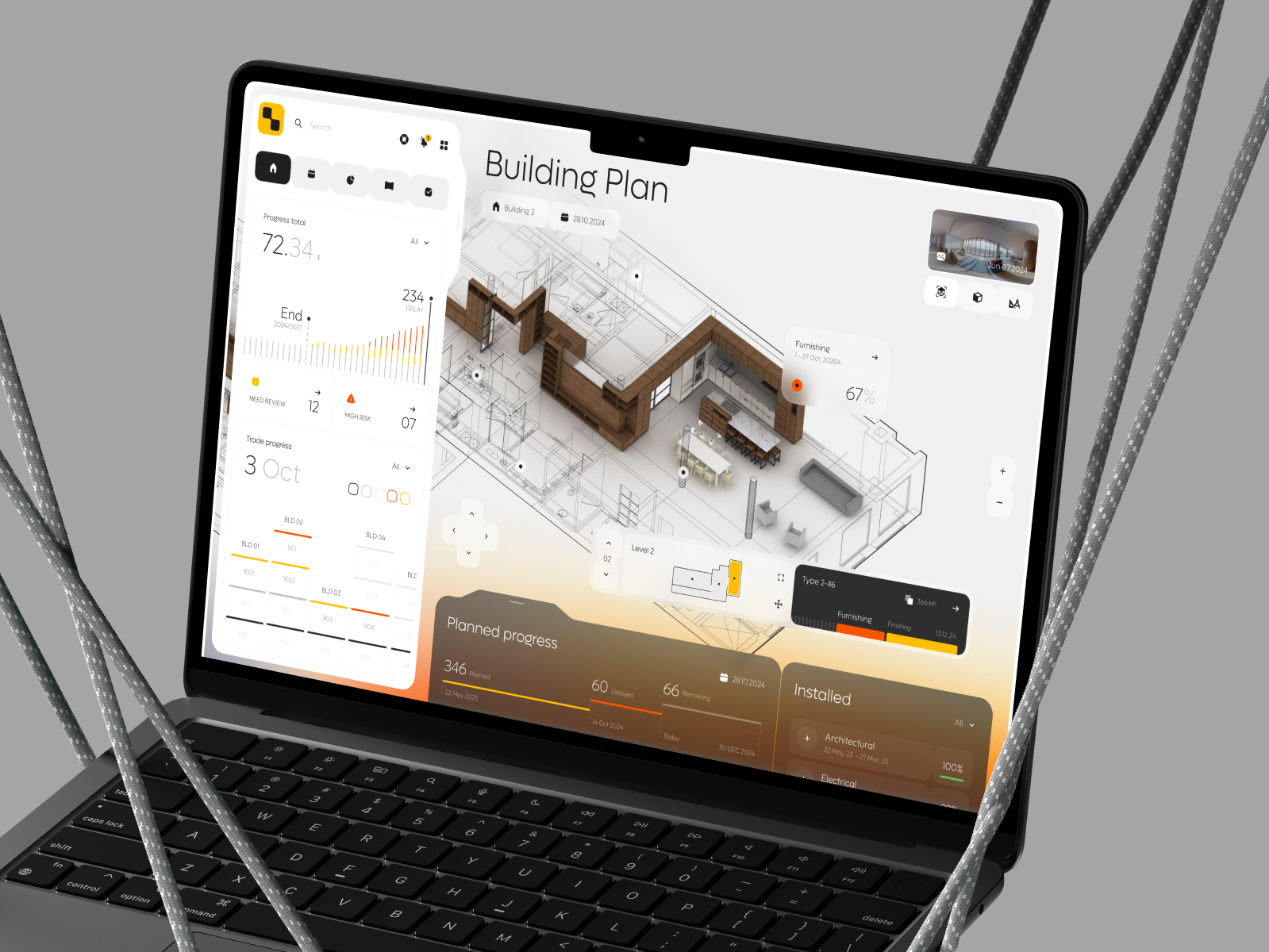 Construction System Web Dashboard by Jack R. for RonDesignLab ⭐️ on ...